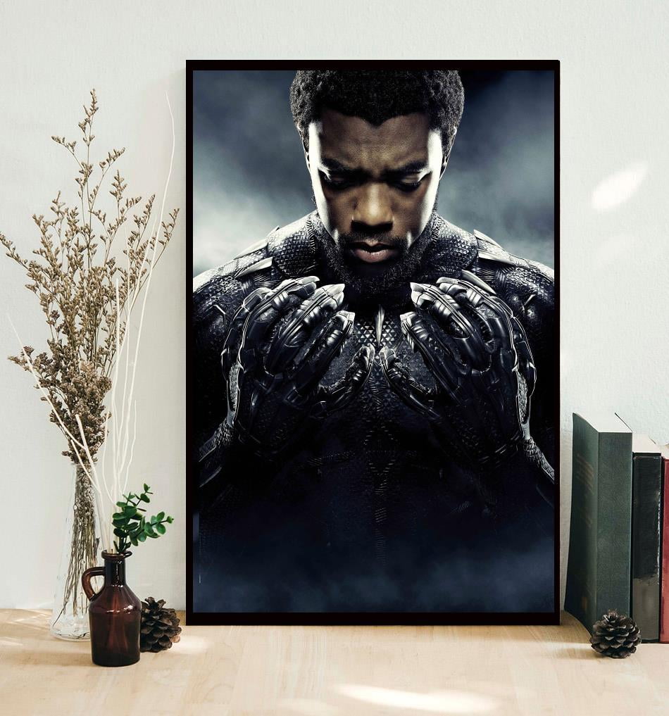 Chadwick Boseman Tchalla Black Panther poster 11 x 17 Inch Poster - Walmart.com