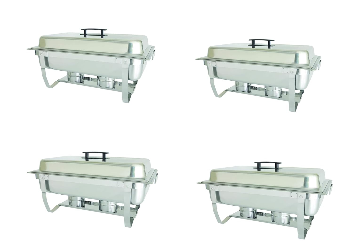 Chafer 4 Pack Premier Chafers Stainless Steel Chafer Dish 8 Qt ...