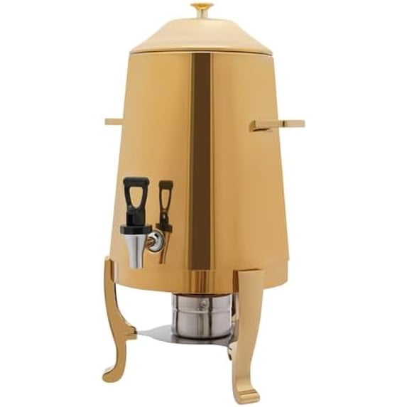 Chafer Urn, Electric Coffee Urn With Fuel Holder And Spigot, 3.4 Gallon ...