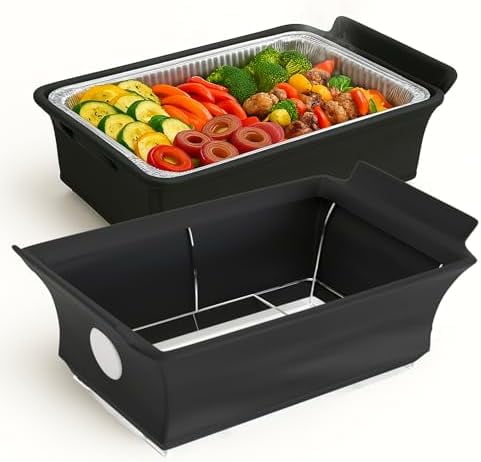 Chafer Wind Guard - 2 Pack | Handle Covered Chafing Dish Wind Cover ...