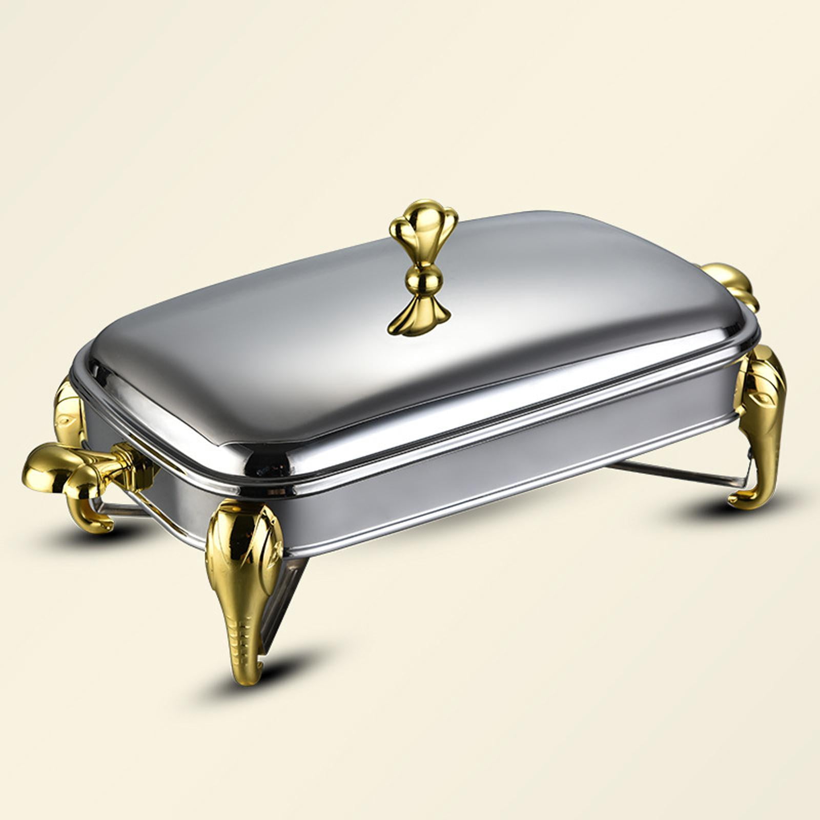 Chafing Dish 2.4L Buffet Warmer Serving Utensils Food Pan Food Warmer ...