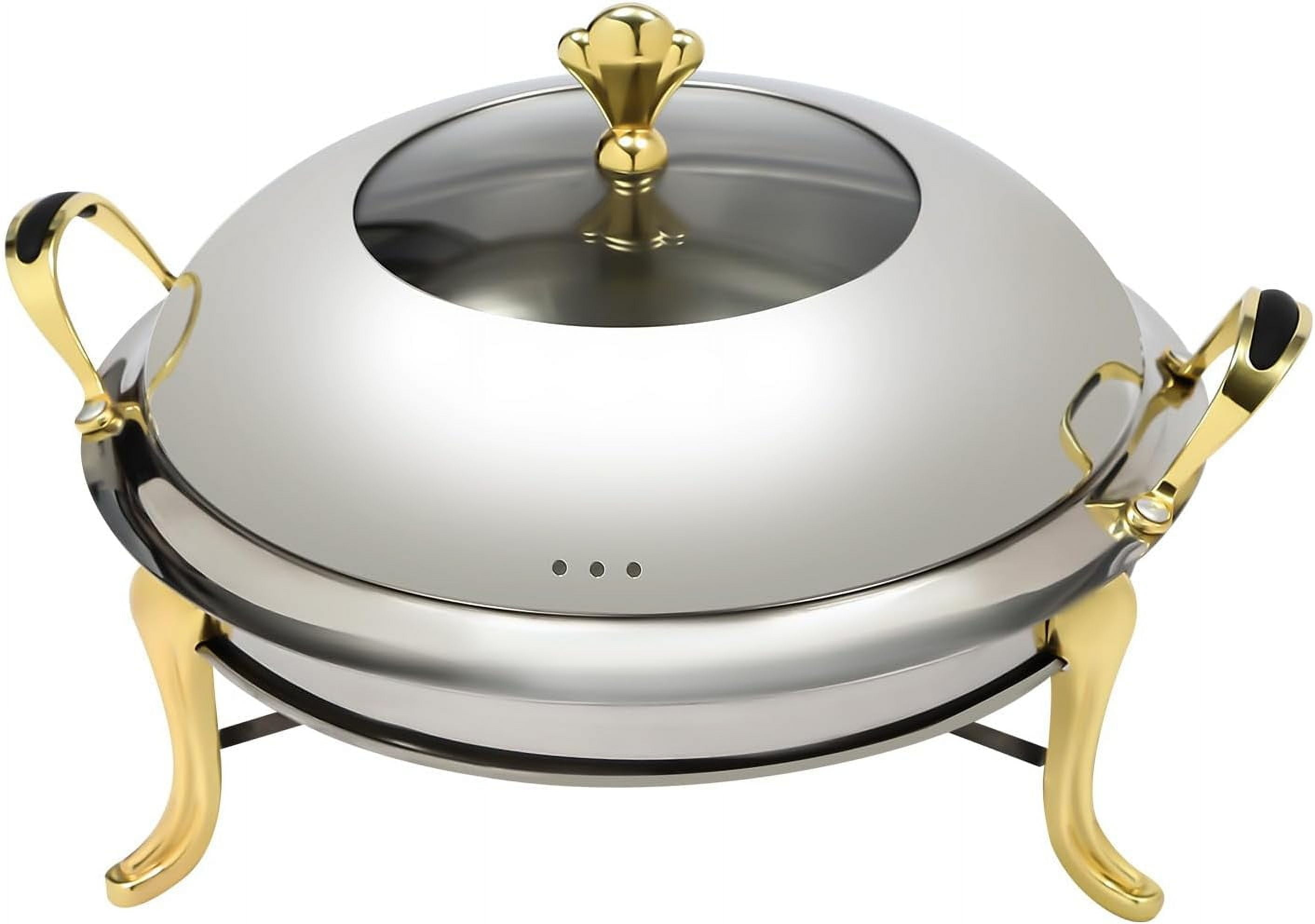 Chafing Dish Buffet Set, 2.64Qt Catering Chafers and Buffet Warmers ...