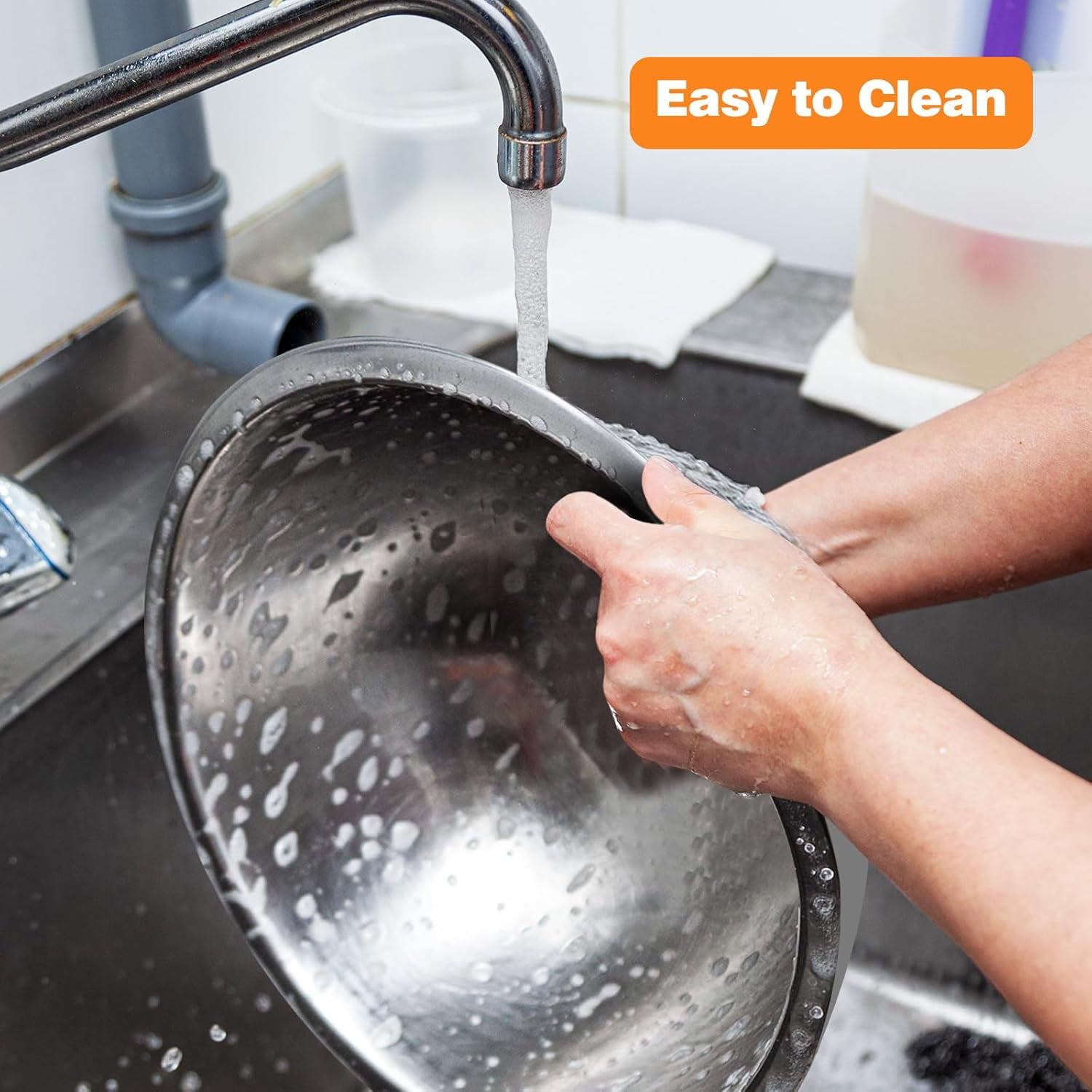 Chafing Dish Buffet Set 2 Pack 5 QT, Stainless Steel Round Chafing ...