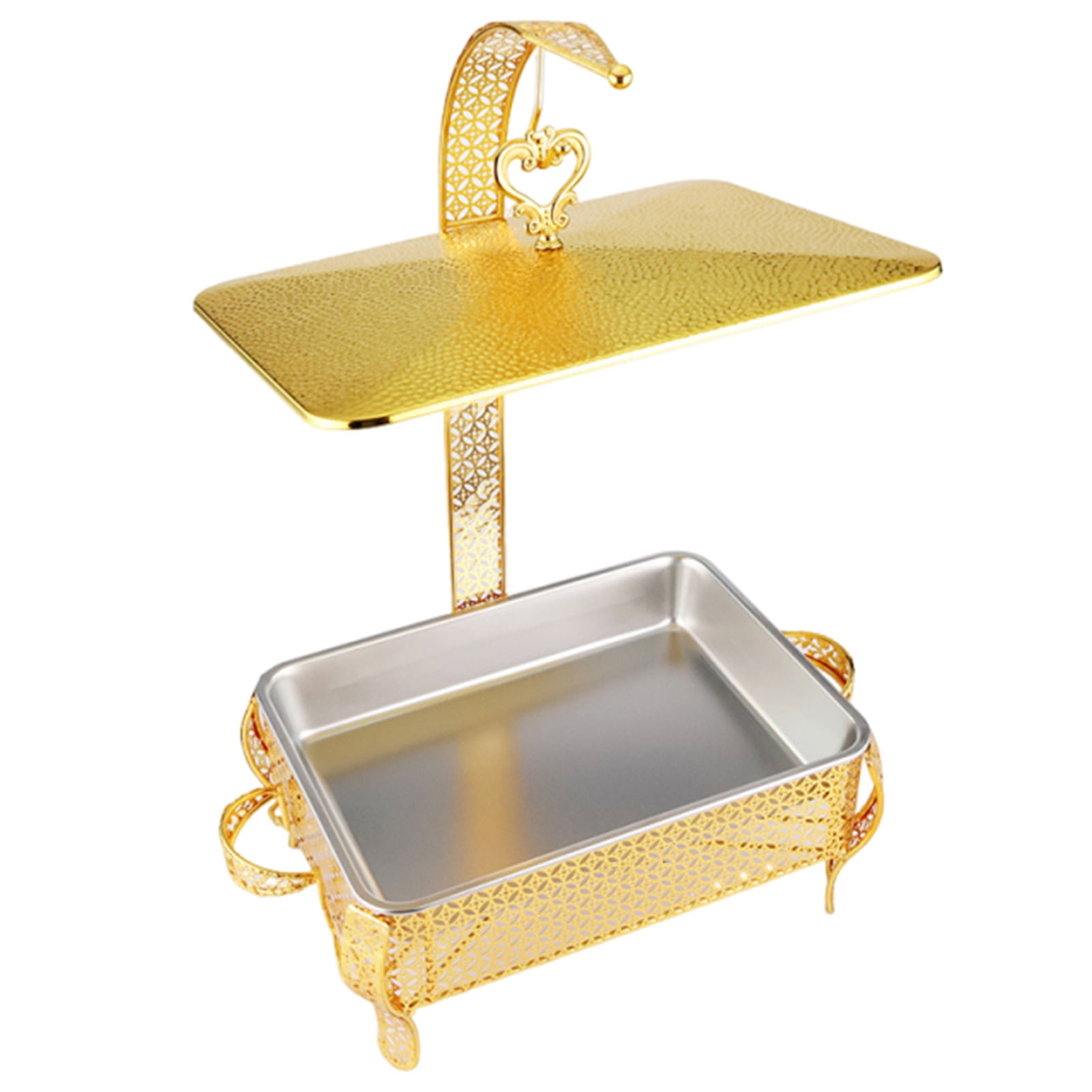 Chafing Dish Buffet Set, Hanging Lid Dining Stove with Lid,5.5L Round ...