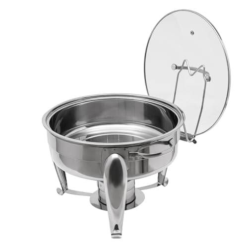 Chafing Dish Buffet Set Stainless Steel Round Chafing Buffet Server ...