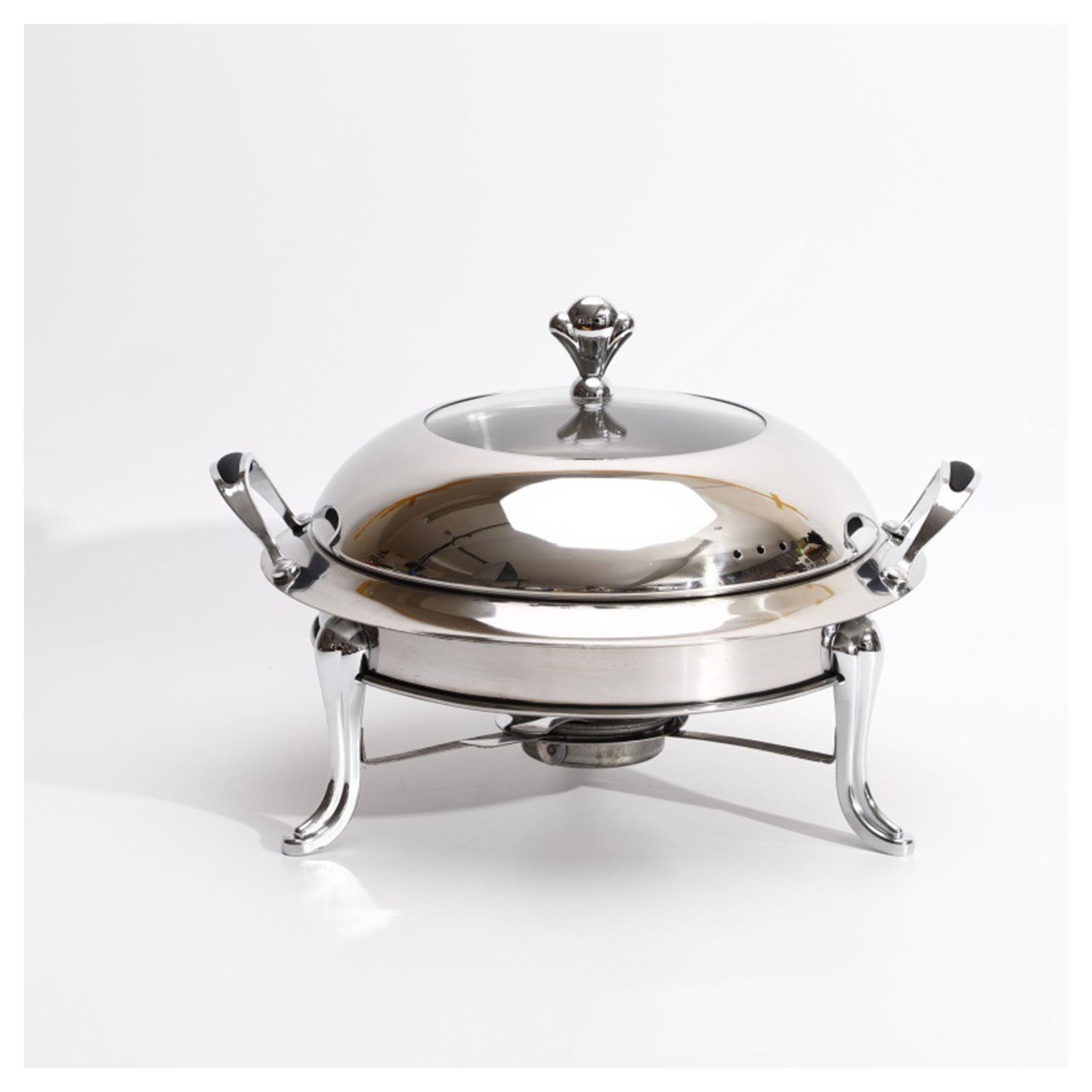 Chafing Dish Set, Round Buffet Warmer with Support Feet Food Warmer ...