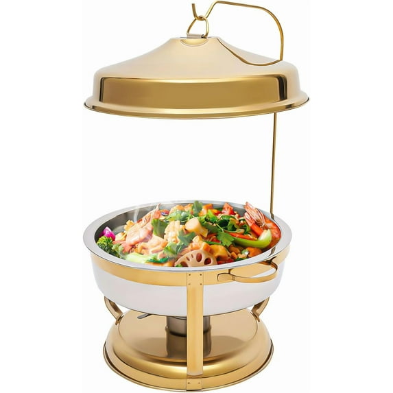 Chafing Dish Set for Buffet 9L/9.5Qt Stainless Steel Chafing Dishes ...