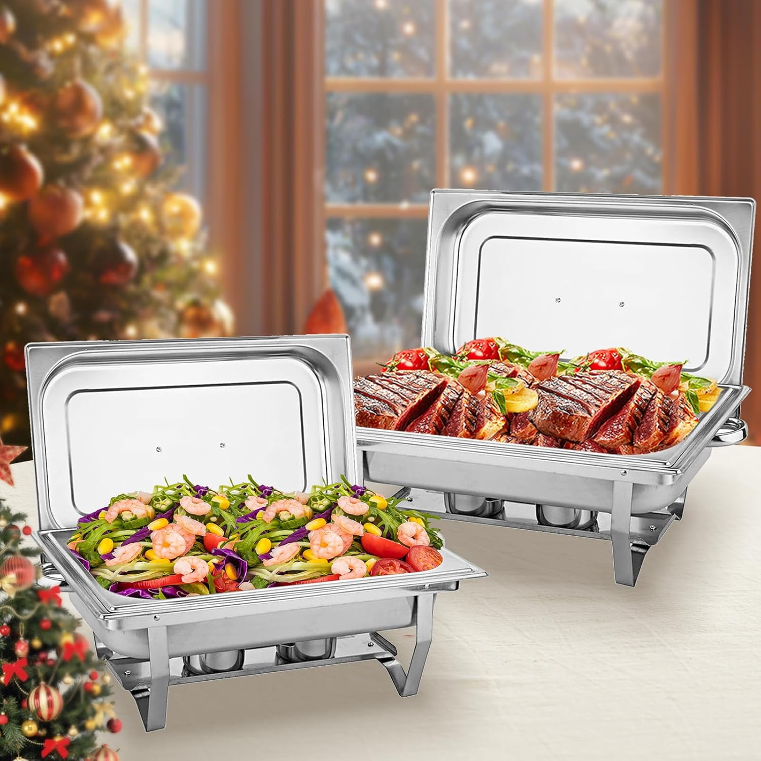 Chafing Dish for Buffet, Buffet Servers, Stainless Steel Catering Food ...