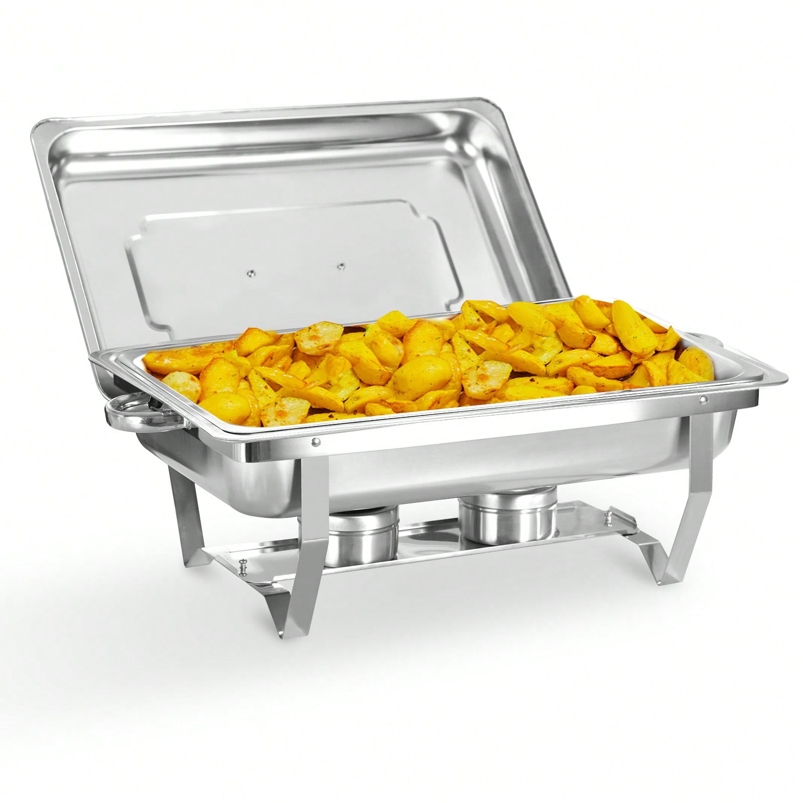 Chafing Dishes For Buffet 1 Pack, 9QT Full Pan/Half Pan/1/3 Pan Chafing ...