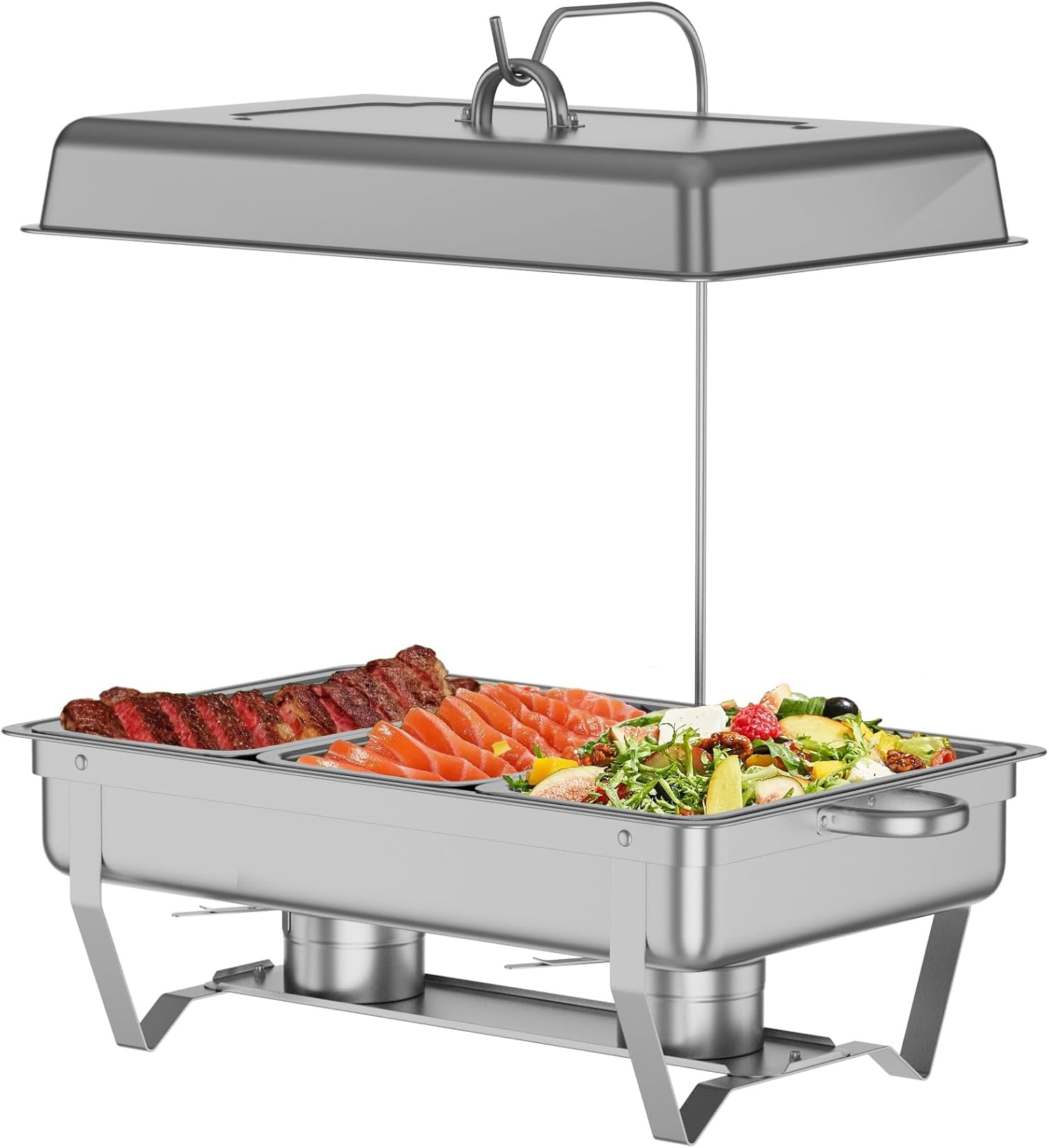 Chafing Dishes Buffet Set for Warming and Serving,11QT Stainless Party ...