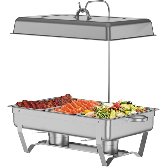 Chafing Dishes Buffet Set for Warming and Serving,11QT Stainless Party ...