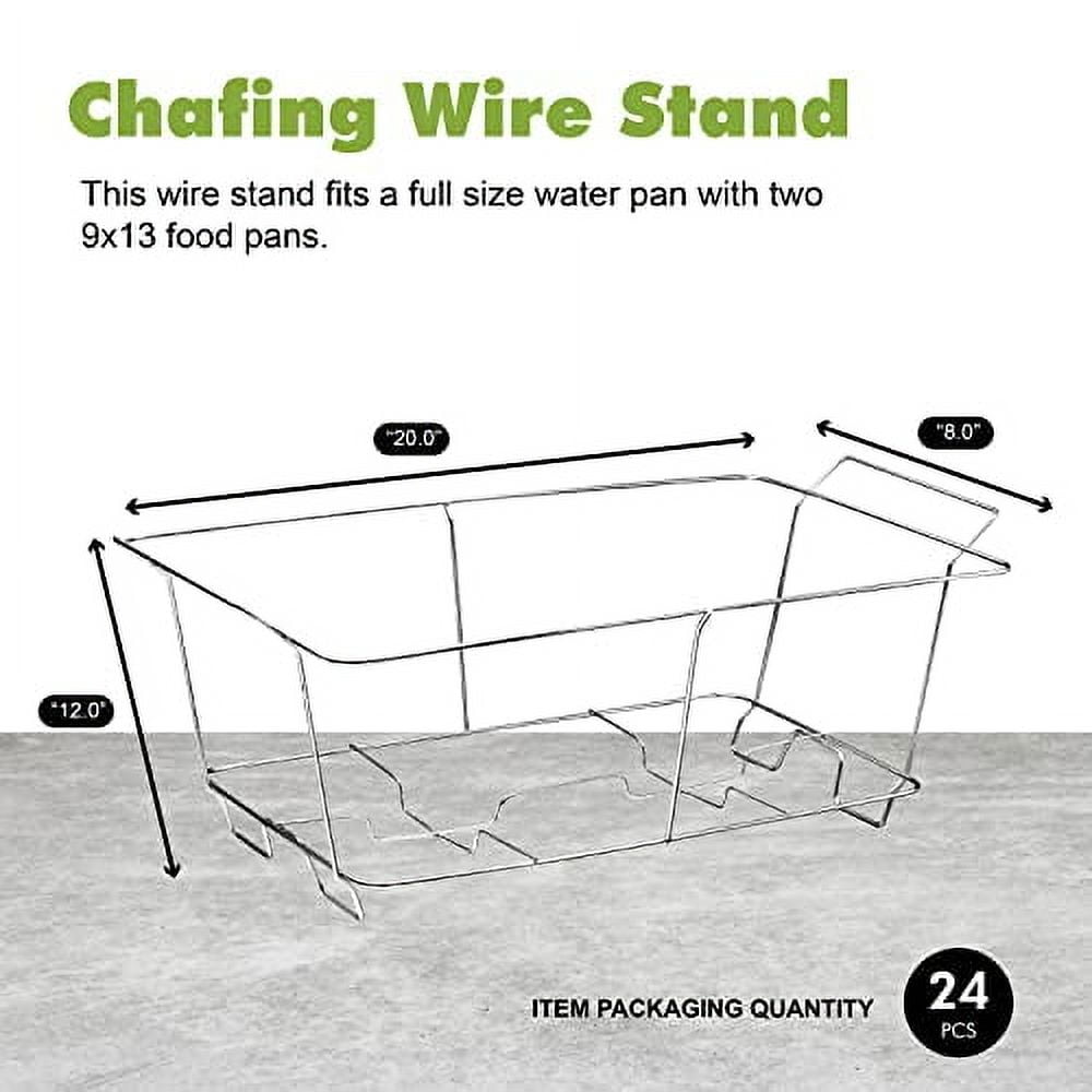 Chafing Wire Rack Buffet Stand - 24 Pack Full Size Racks For Dish ...