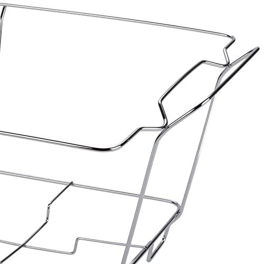 Chafing Wire Rack Serving Trays Food Warmer (4),Silver,23.25 L x 12.13 ...