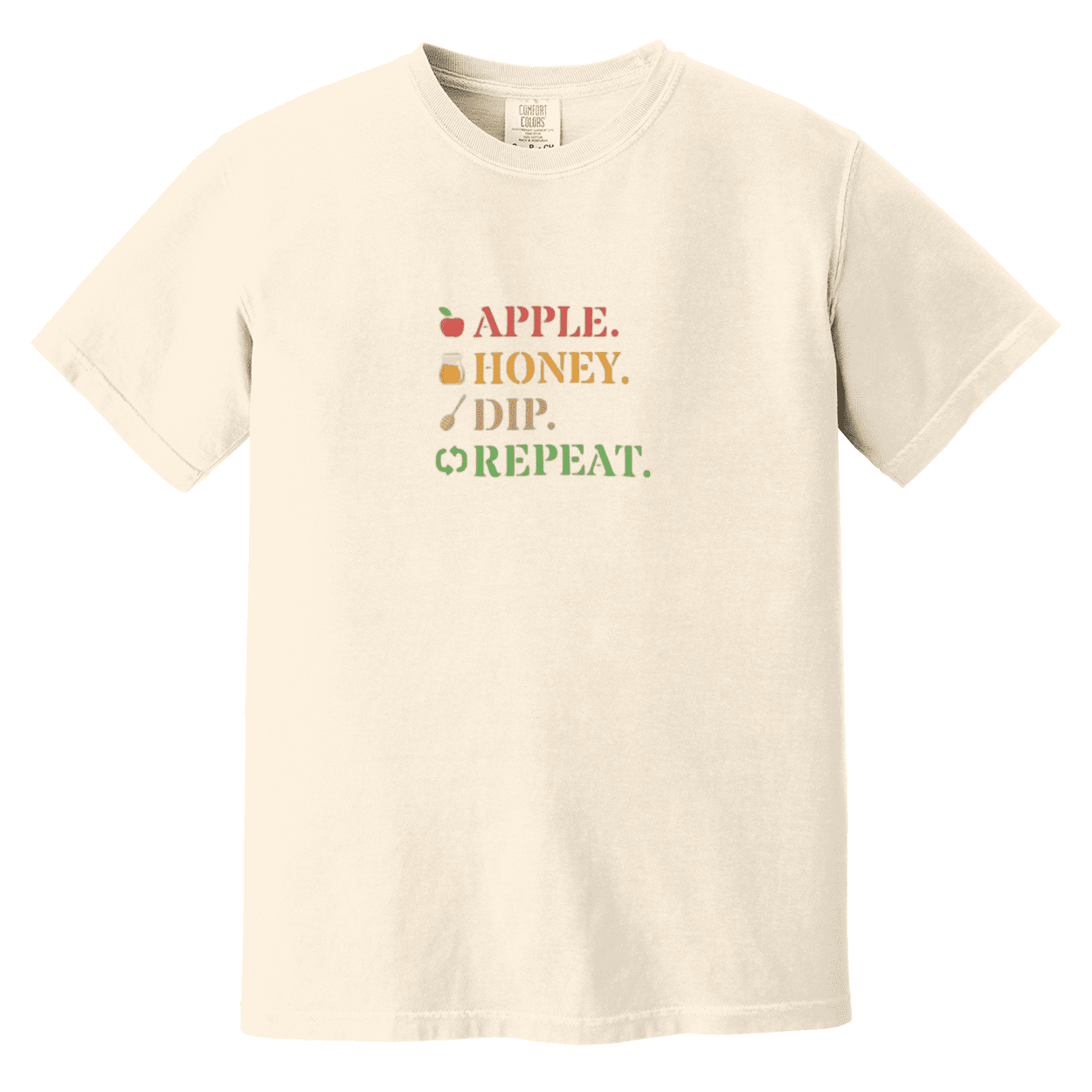 Chag Sameach Rosh Hashanah Apple Honey Dip Repeat Themed Art Comfort ...