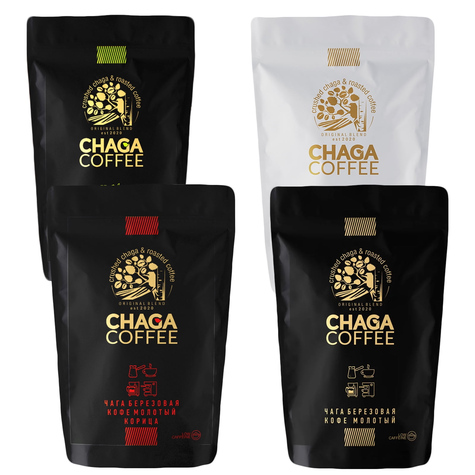 ChagaCoffee Assort Ground Birch Chaga Coffee 75g/0.16lb Each - Walmart.com