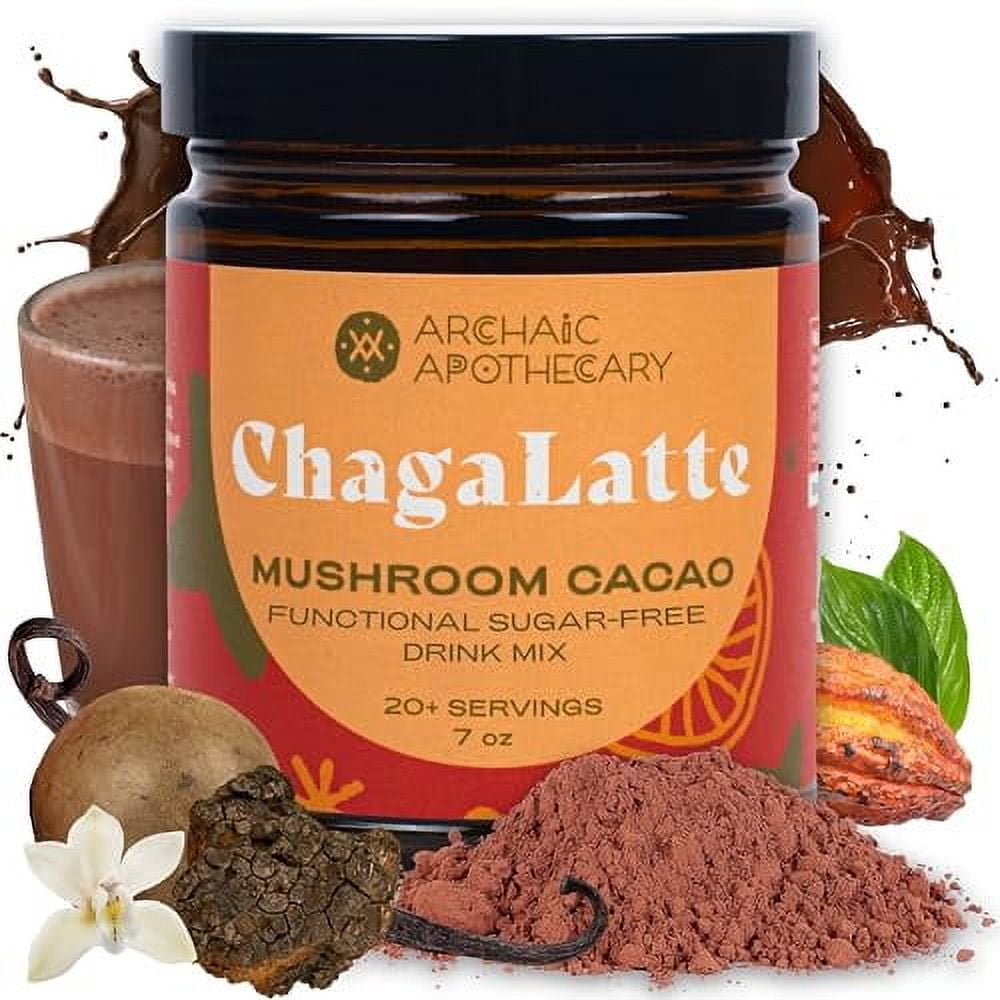 ChagaLatte - Chaga Mushroom Cacao Beverage Blend | Superfood Mushroom ...