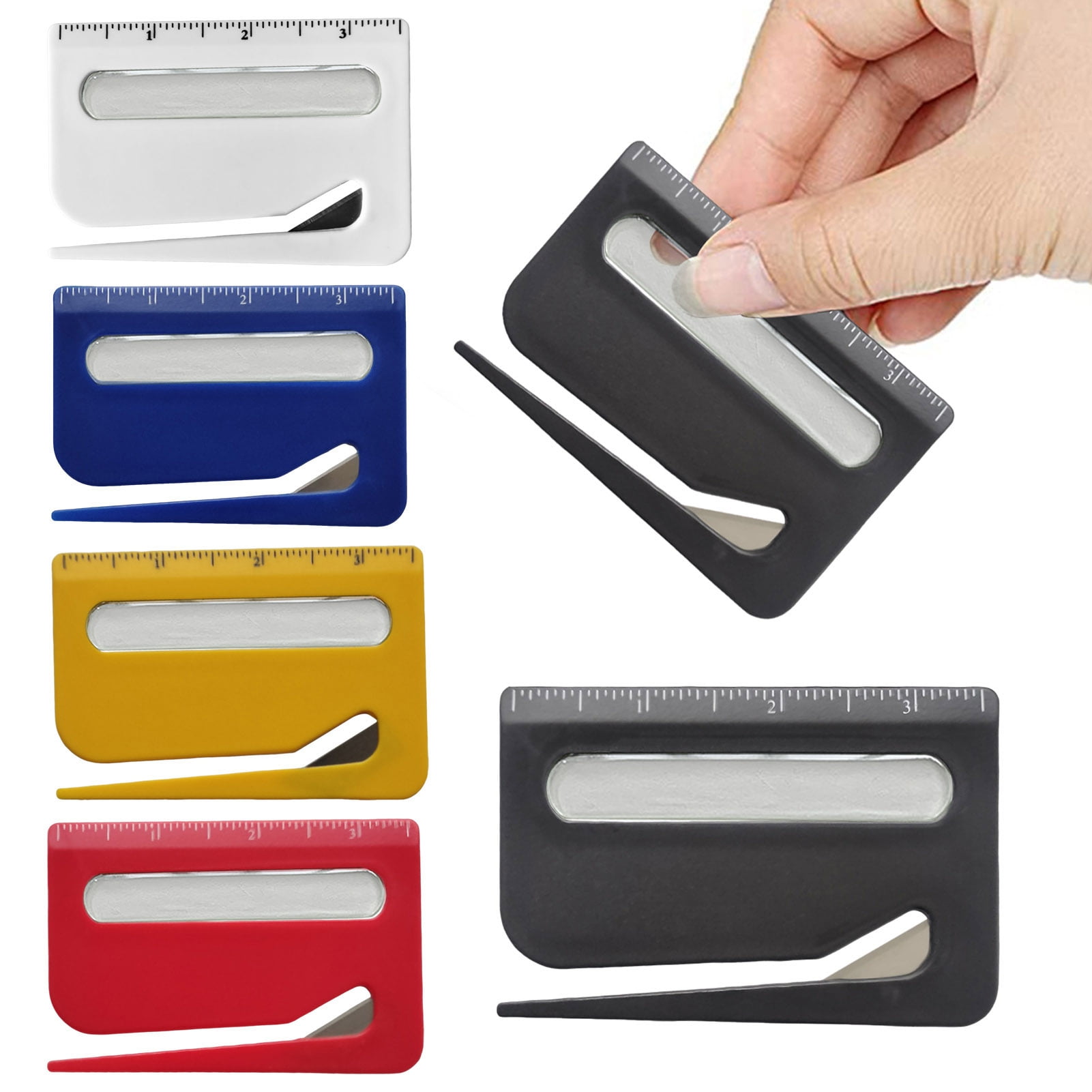 Chagetd 3Pcs 3 in 1 Letter Opener with Magnifying Glass And Ruler ...