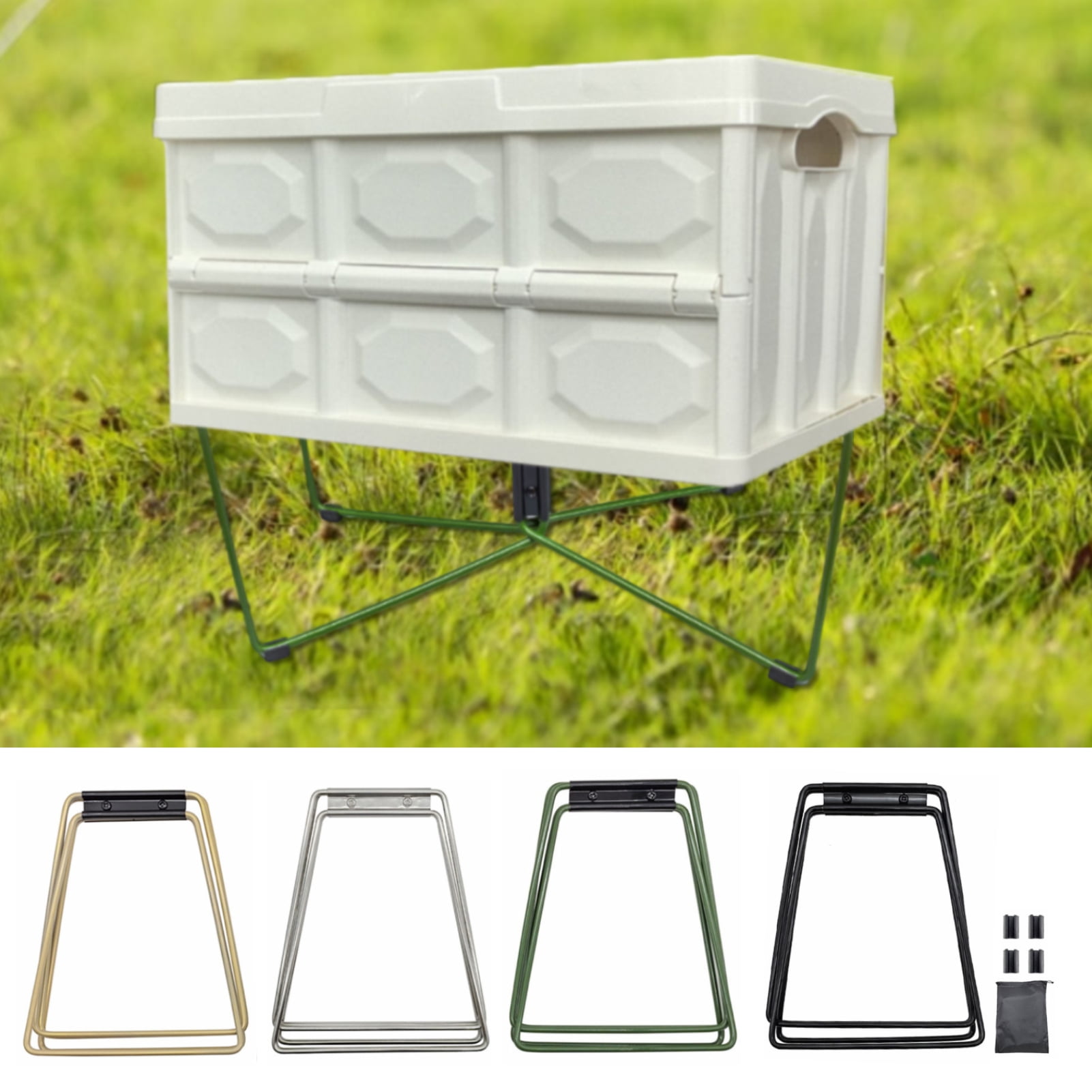 Chagetd Foldable Cooler Stand with Non-slip Mat, Storage Bag, and ...