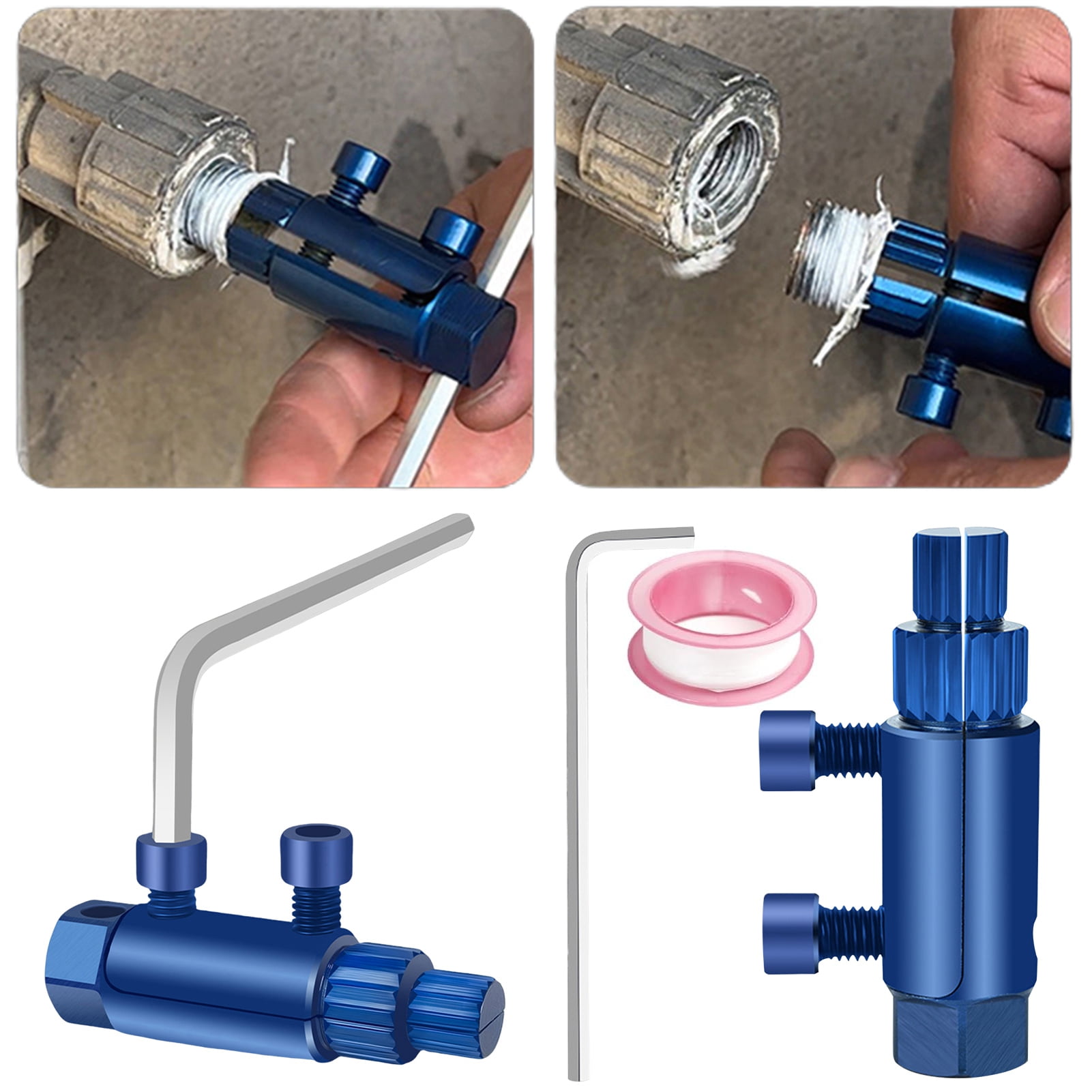 Chagetd Heavy Duty Pipe Thread Extractor – Professional Broken Bolt and ...