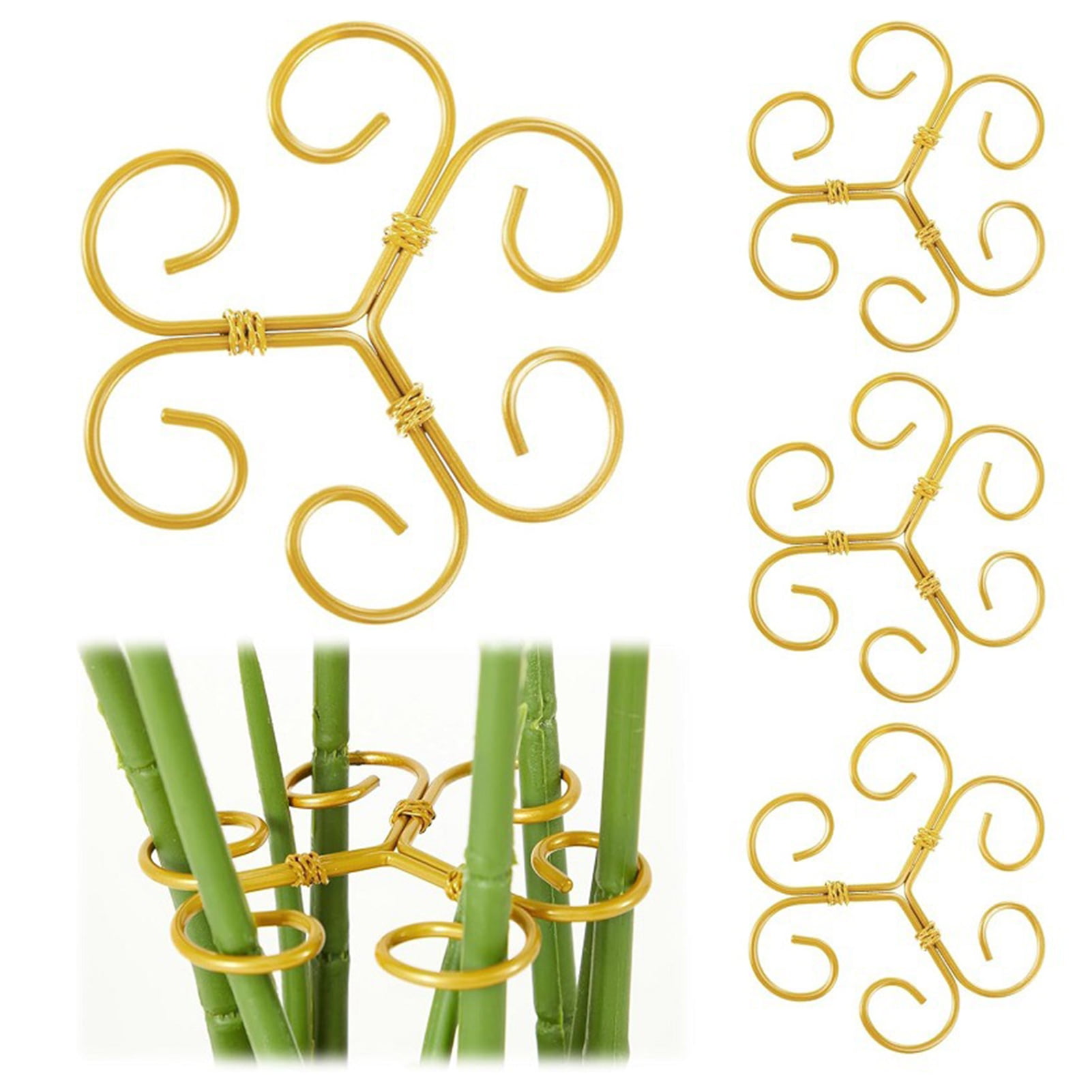 Chagetd Plant Stem Holder Monstera Plant Stabilizer Metal Plant Support ...