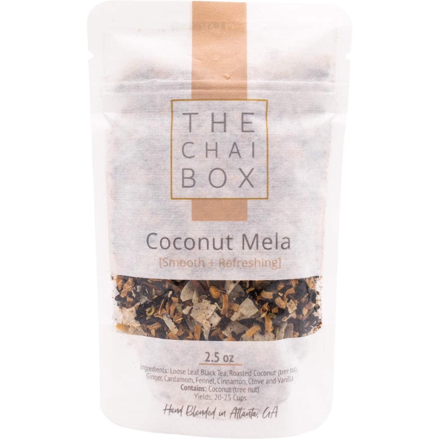 The Chai Box - Coconut Mela - Black Loose Leaf Tea w/Coconut, Cardamom ...