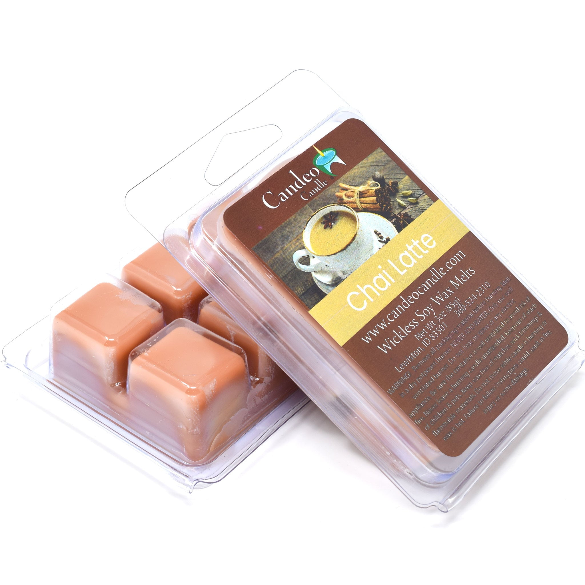 Chai Latte, Soy Melt Cubes, 2-Pack - Walmart.com