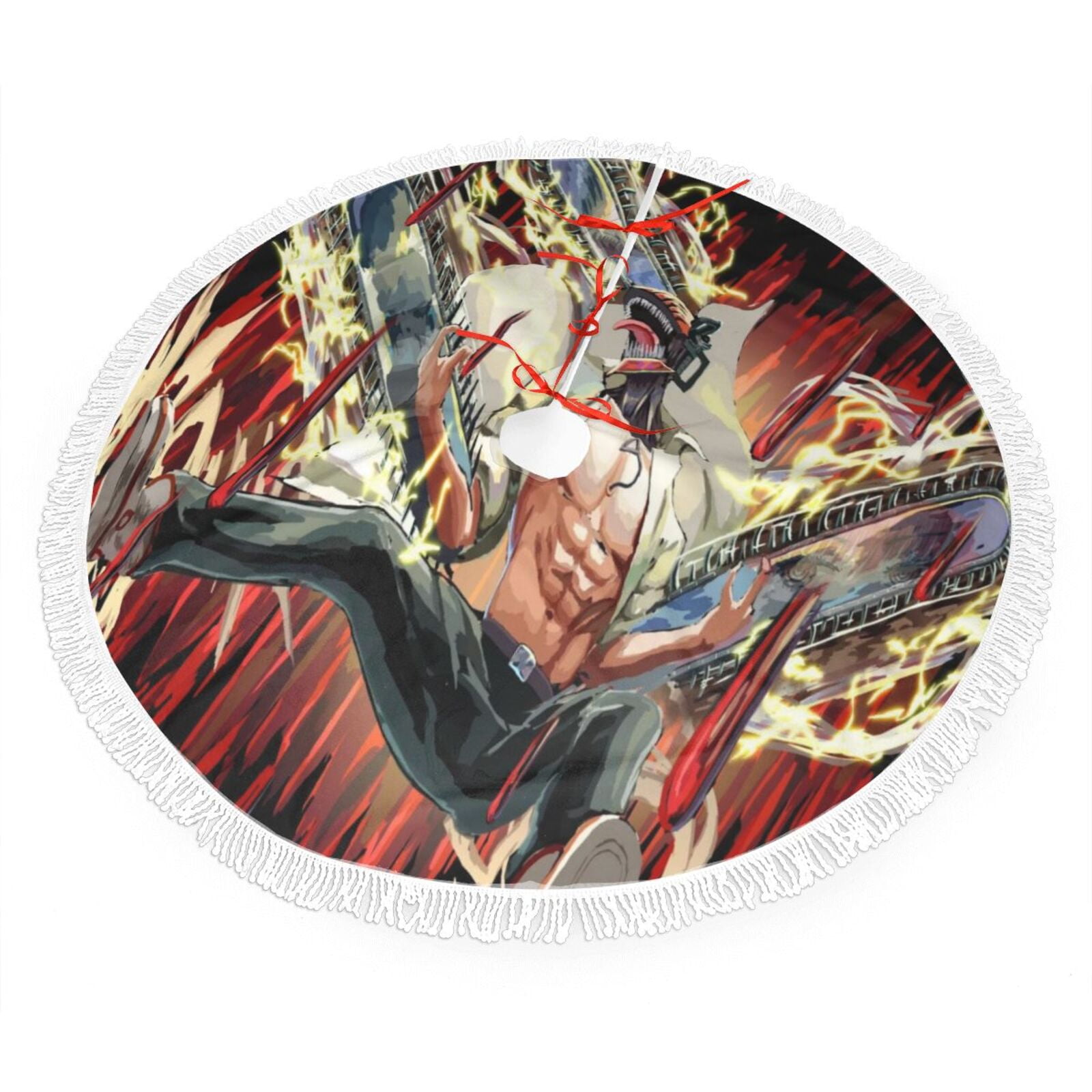 Chai-Nsa,W Anime Men Christmas Tree Skirt Xmas Tree Skirts For ...