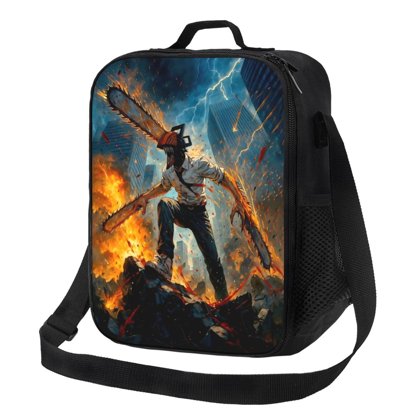 Chai-Nsa,W Anime Men Cute Lunch Bag Insulated Tote Cooler Small Lunch ...