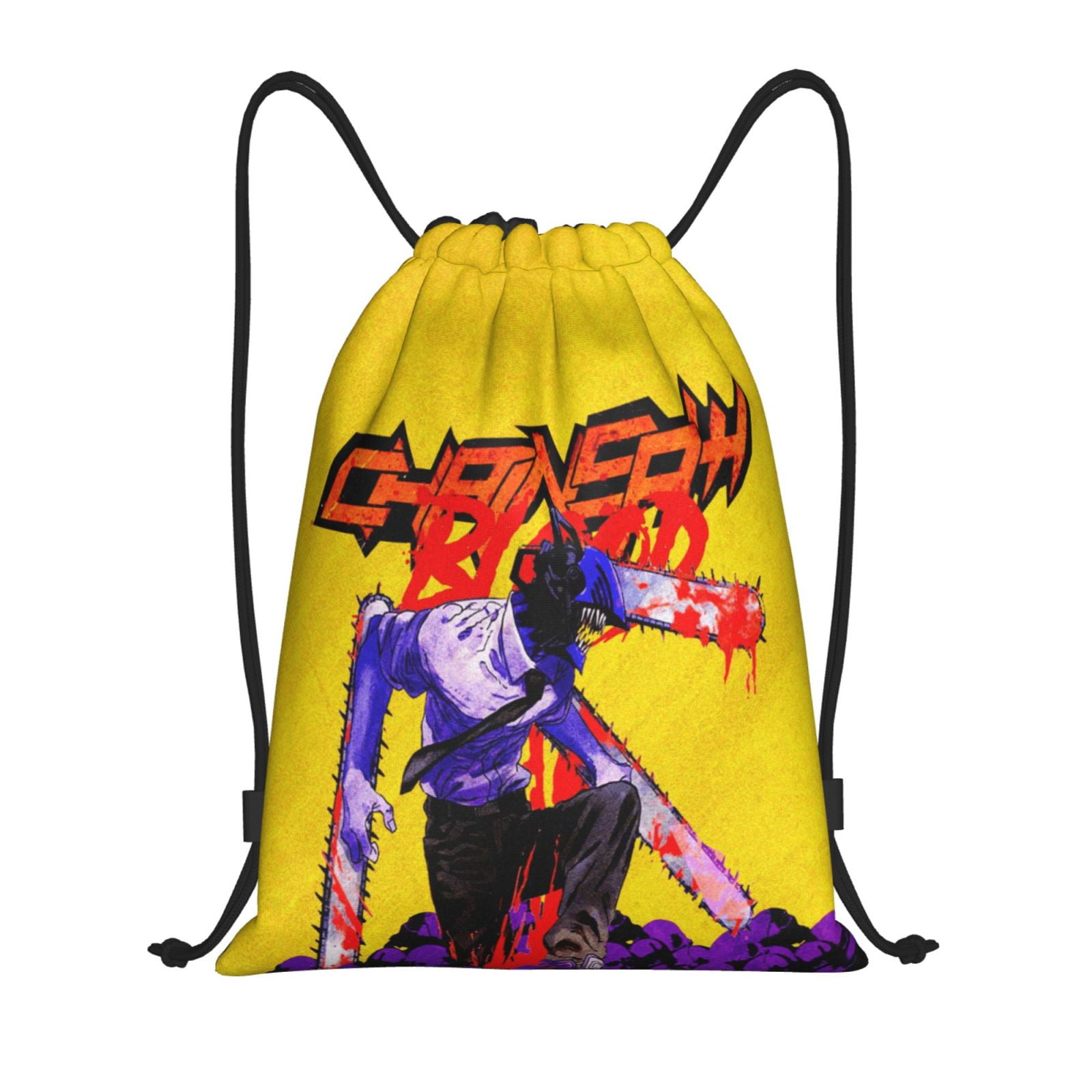 Chai-Nsa,W Anime Men Drawstring Bag Sports Fitness Bag Waterproof Rope ...