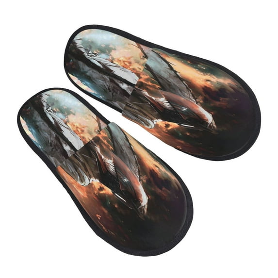 Chai-Nsa,W Anime Men House Slippers For Women Men Indoor Outdoor-Cute ...