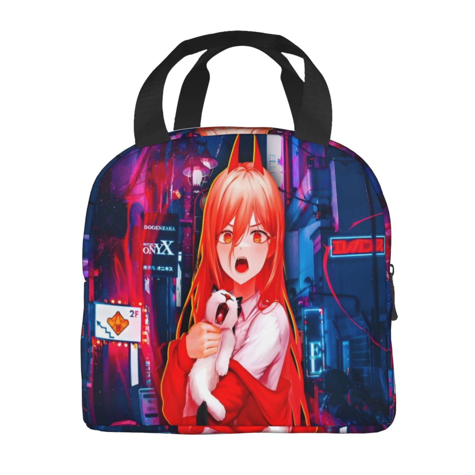 Chai-Nsa,W Anime Men Lunch Bag Waterproof Insulated Lunch Box Reusable ...