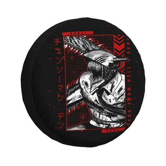 Chai-Nsa,W Anime Men Spare Tire Cover Waterproof Dust-Proof Tire Wheel ...