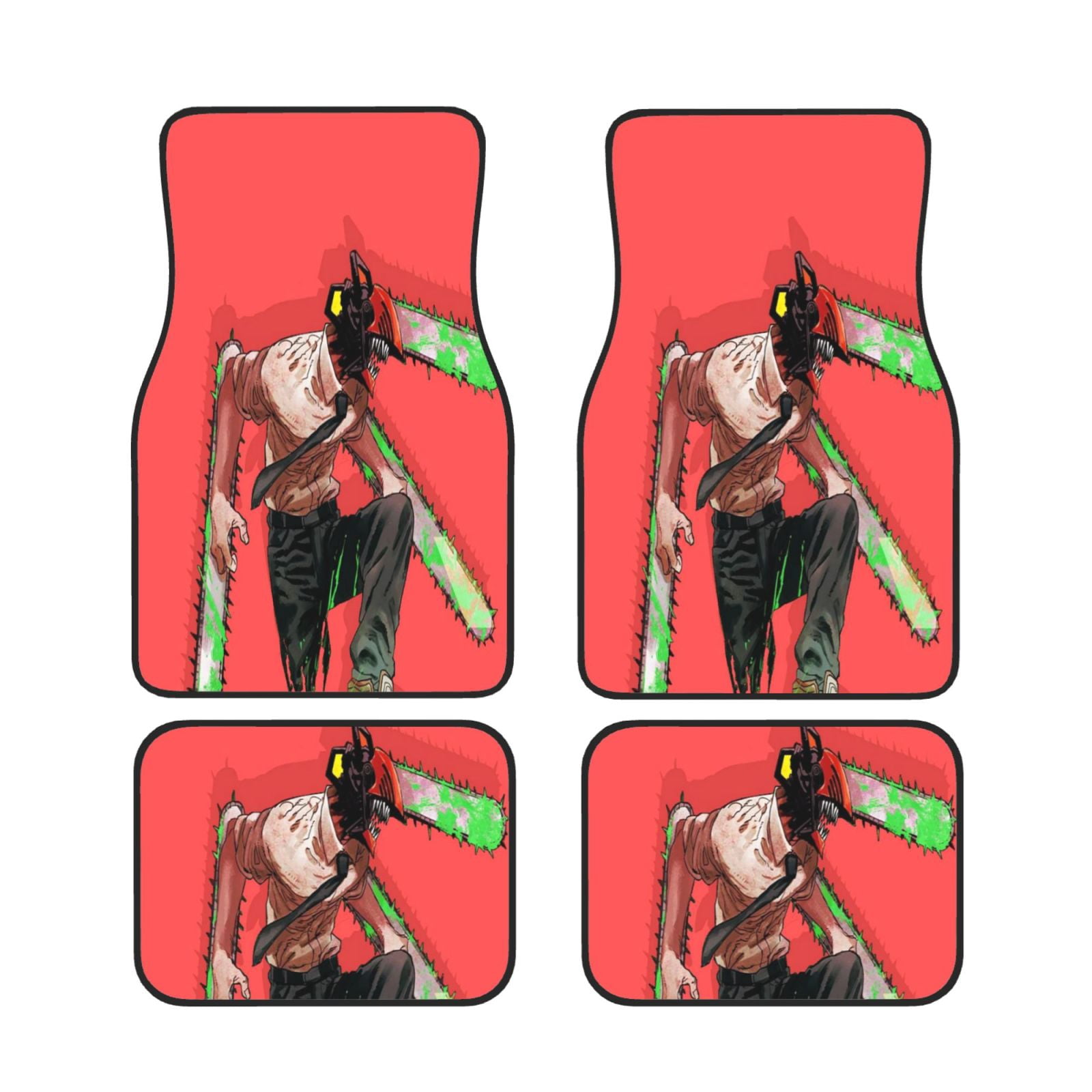 Chai-Nsa,w Anime Men Floor Mats for Cars Anime Car Floor Mats Set of 4 ...