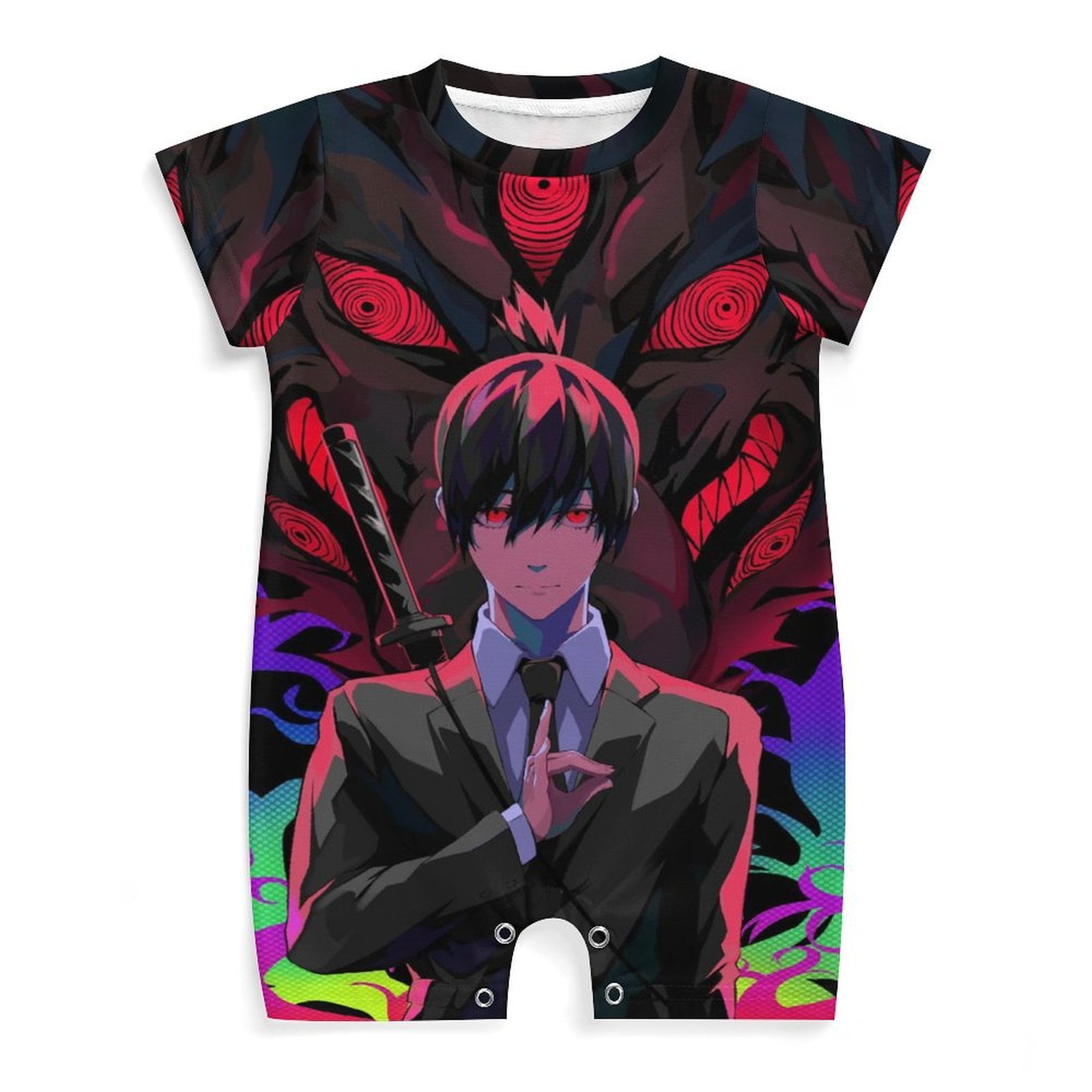 Chai-Nsa,w Anime Men Newborn Baby Romper Clothing Infant Short Sleeve ...
