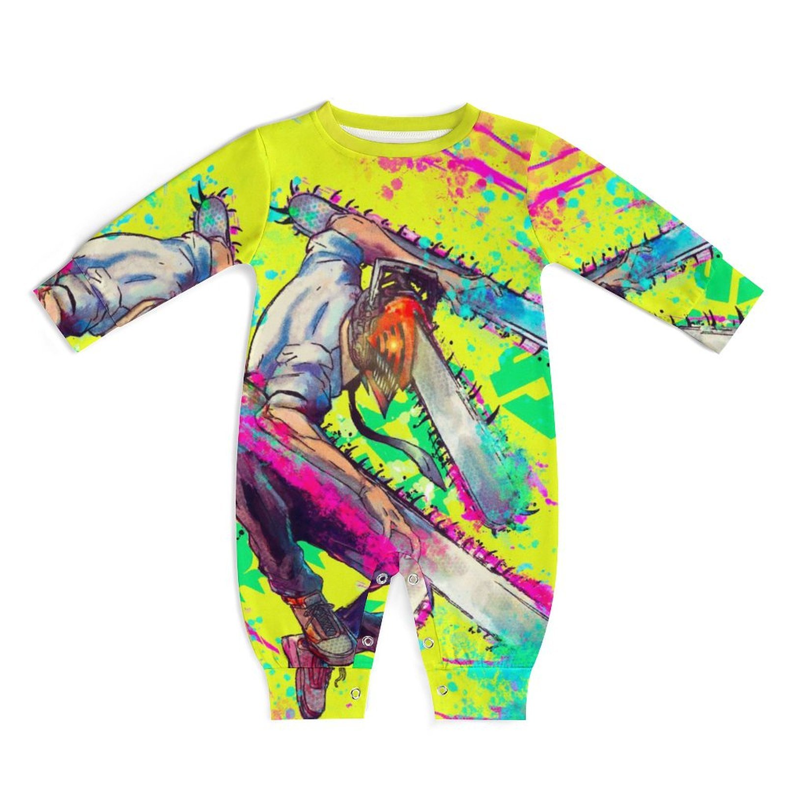 Chai-Nsa,w Anime Men Romper Clothing Long Sleeve Clothes Jumpsuit One ...