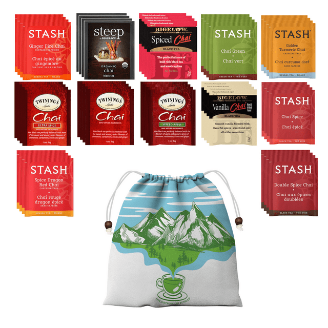 Chai Tea Bags – Luxurious Chai Tea Bags Variety Pack Assortment ...