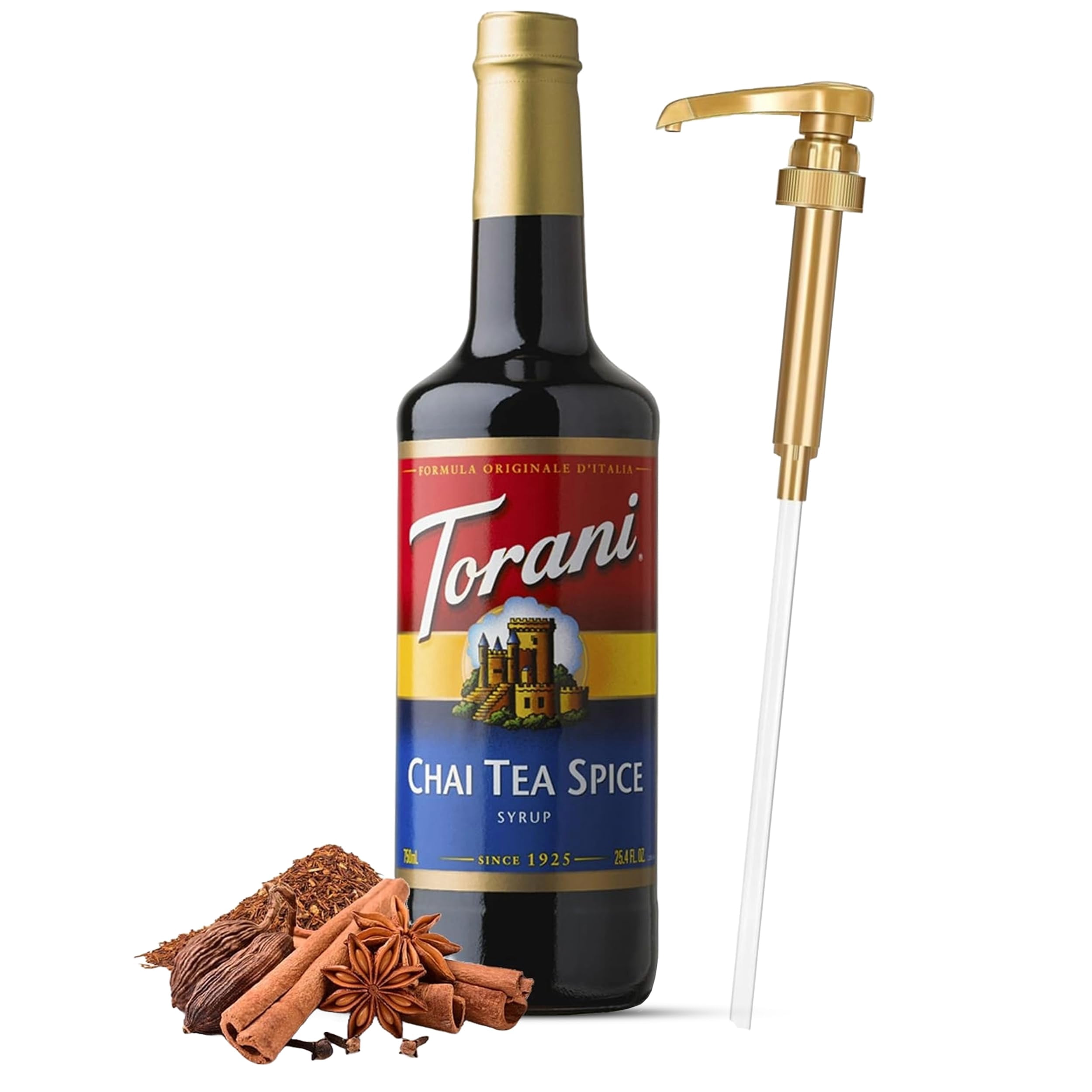 Chai Tea Spice Syrup 25.4 Ounces Coffee Flavoring For Drinks With ...