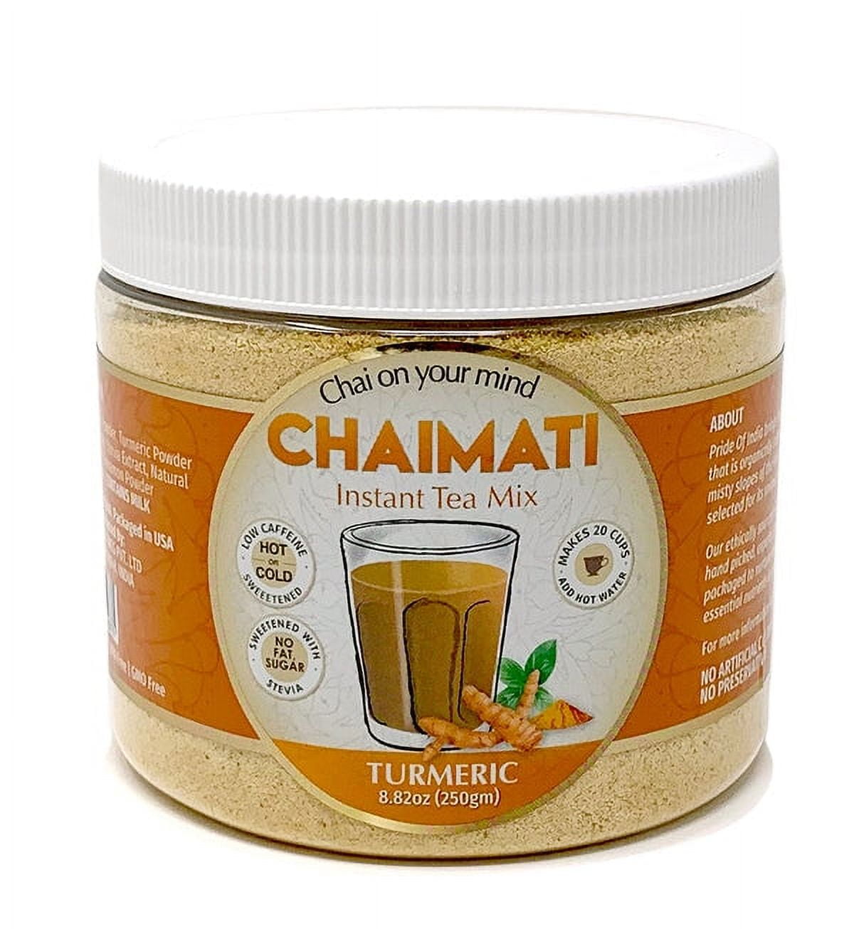 ChaiMati - Turmeric Chai Latte - Powdered Instant Golden Milk w ...