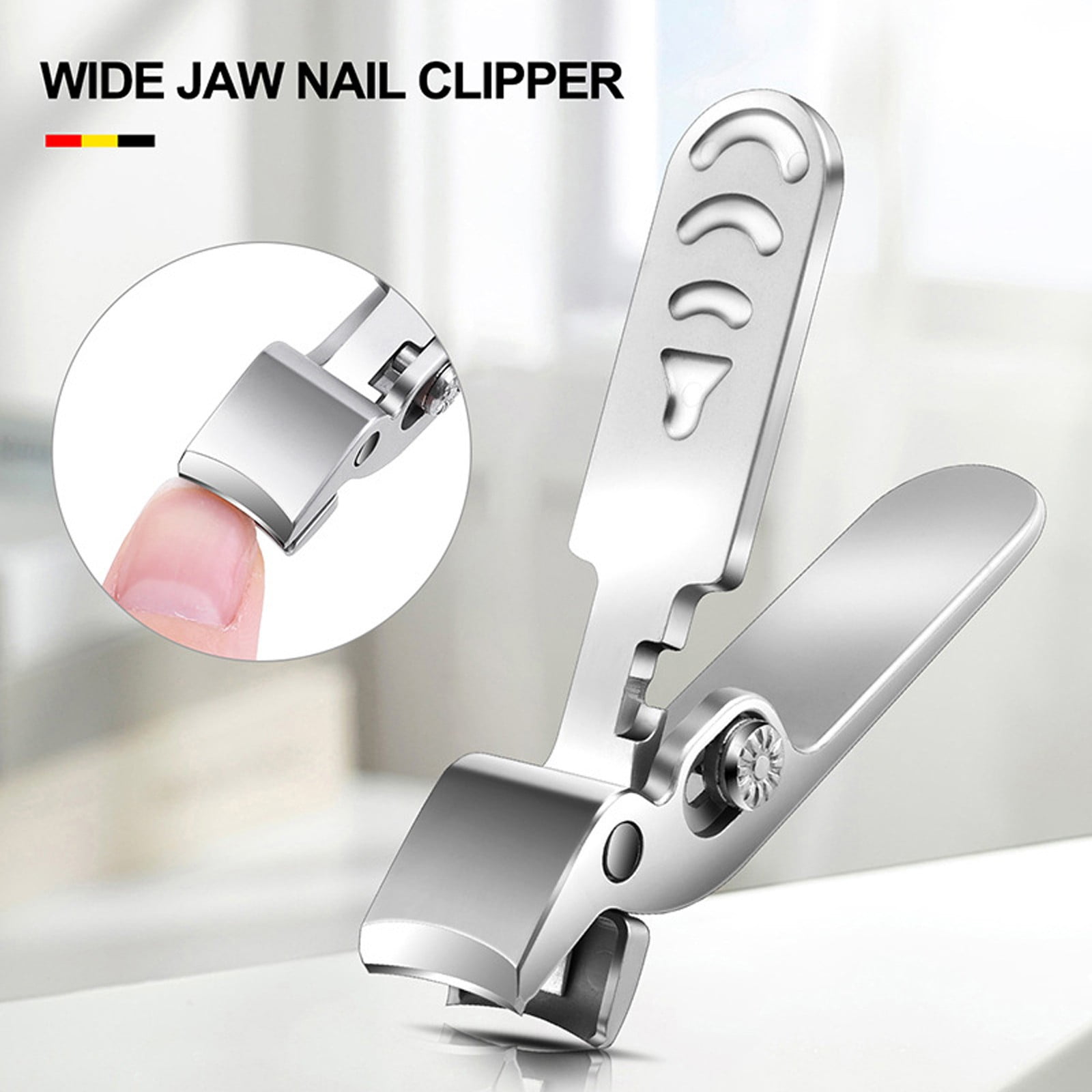 Chailin 2024 New Long Handle Ergonomic Angled Head Senior Toenail Clipper Toenail C Li Ppers For