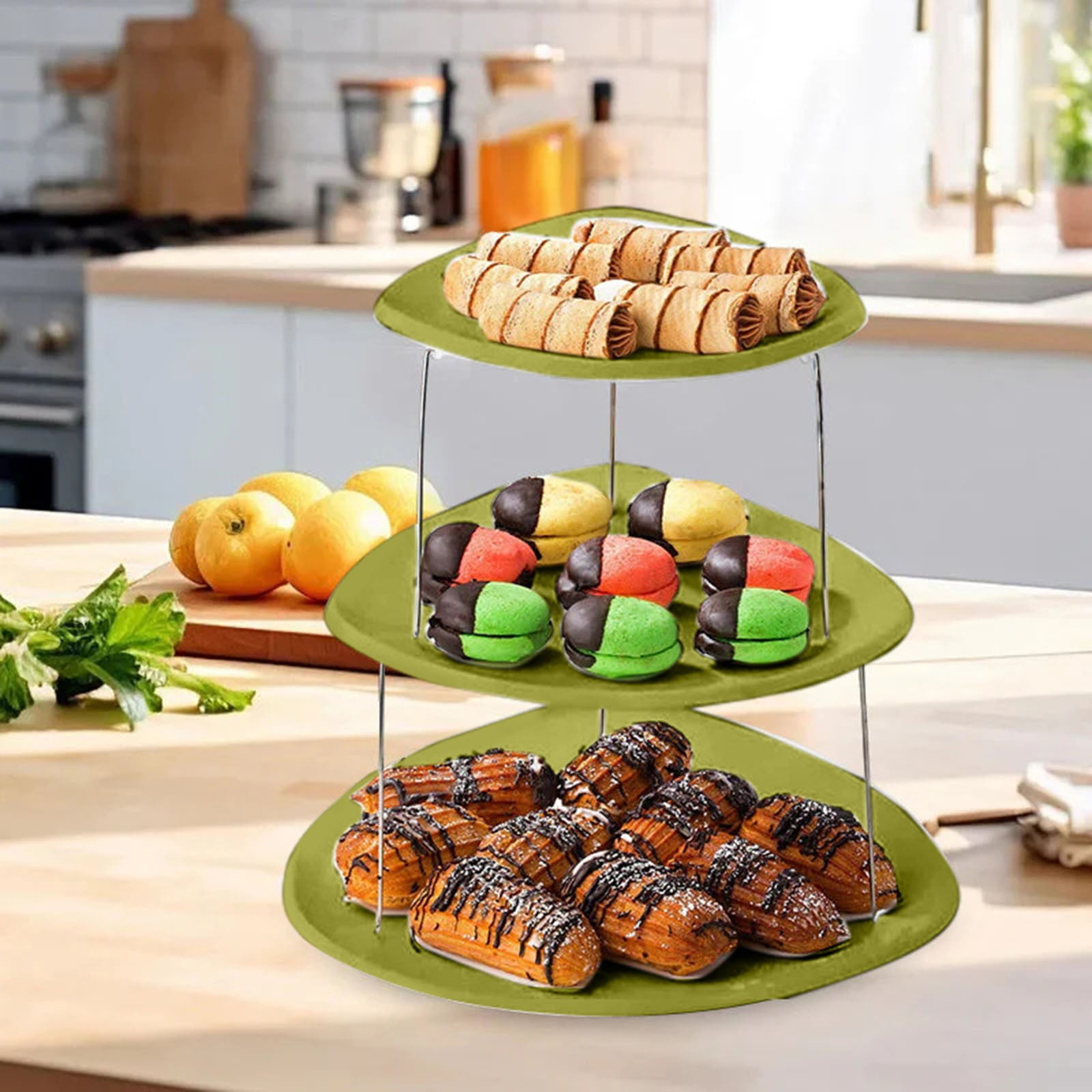 Chailin Collapsible Party Tray 3 Tier Party Tray Decorative Design ...
