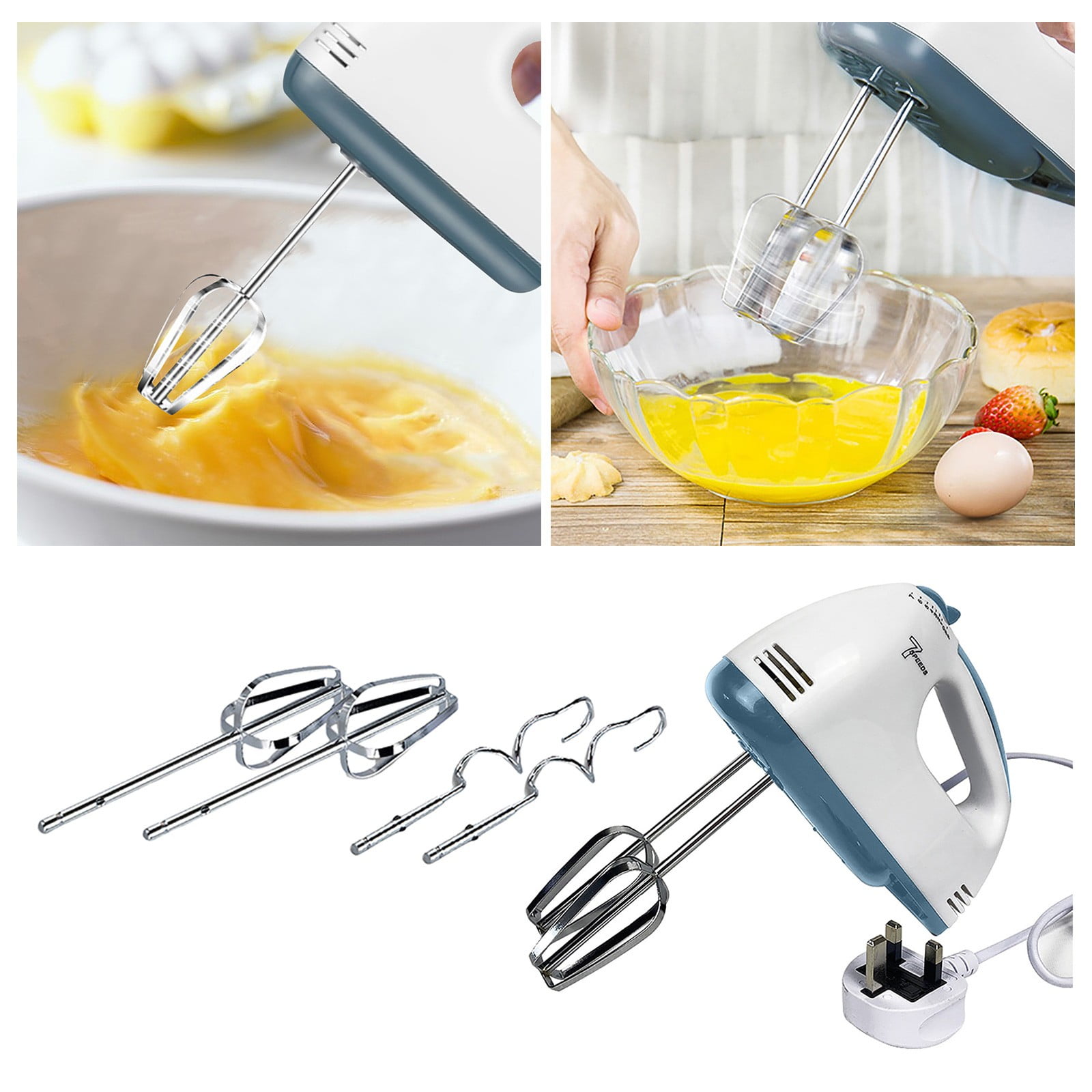 Chailin Hand Mixer With Mixer Conventional Mixer Snap Storage 120 White ...