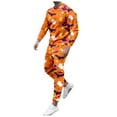Chailin Mens Autumn Winter Leisure Cartoon Print Long Sleeved Shirt