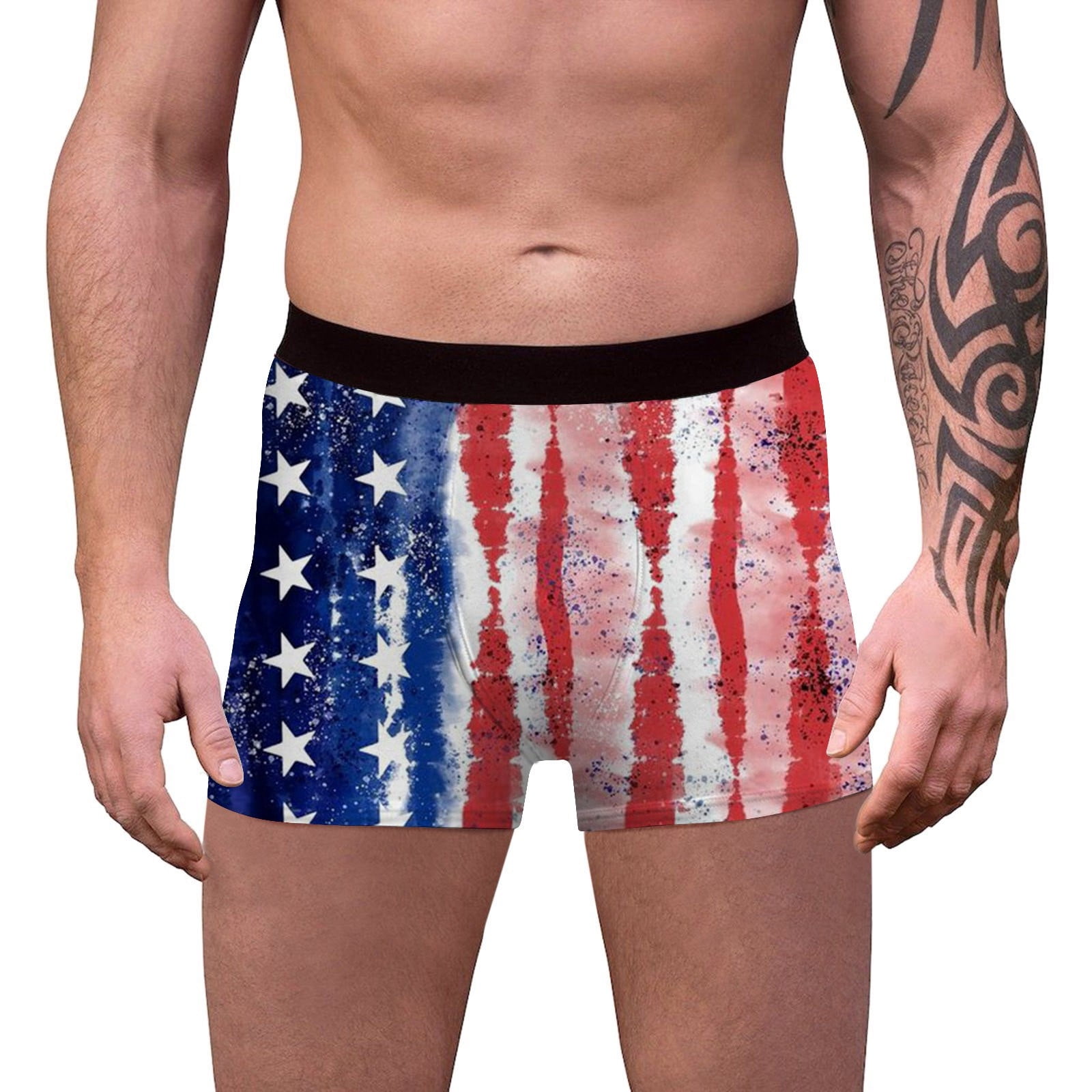 Chailin Mens Underwear 3D Printed Breathable And Comfortable Inner Mid ...