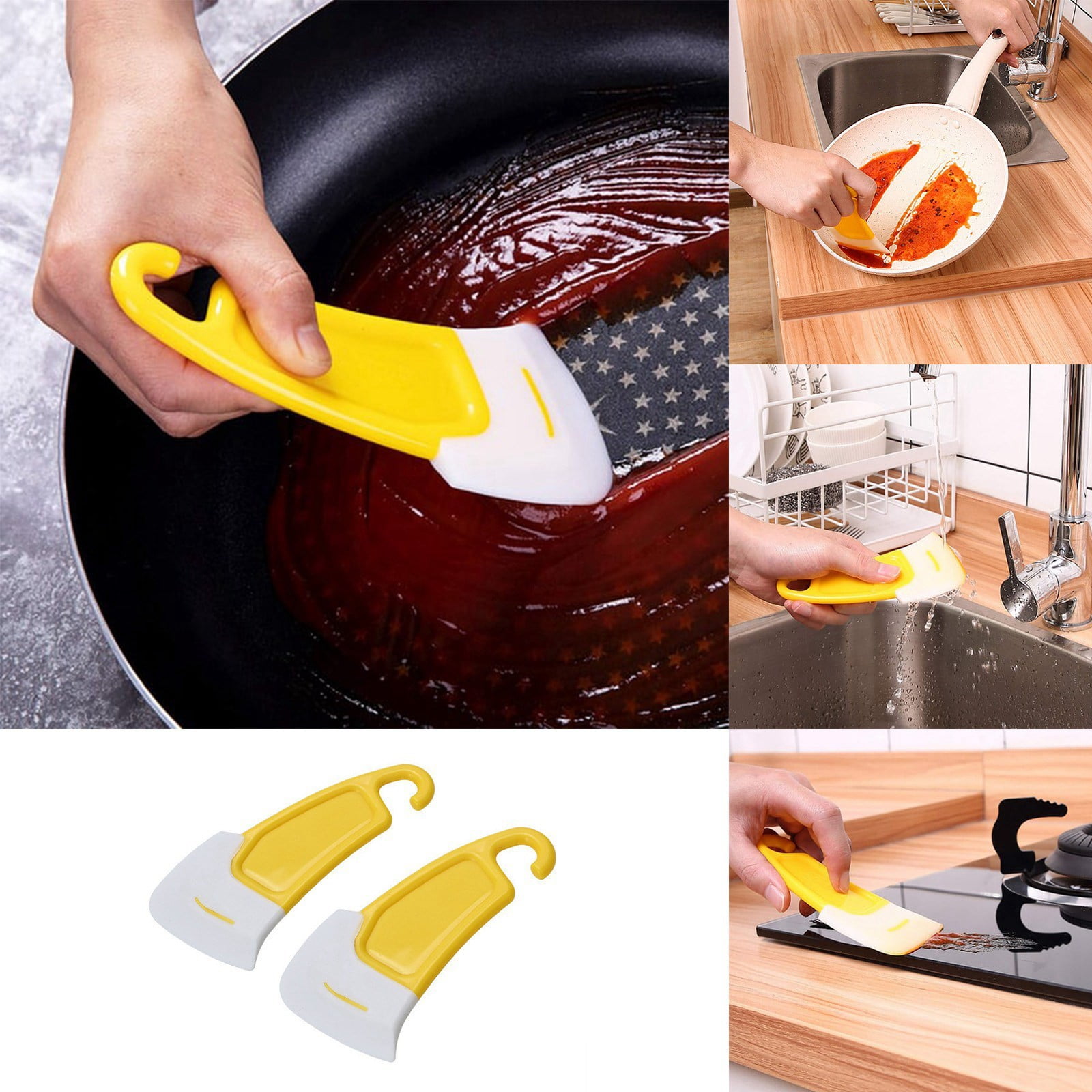 Chailin Silicone Scraper For Pot Bottom Cleaning High Temperature ...