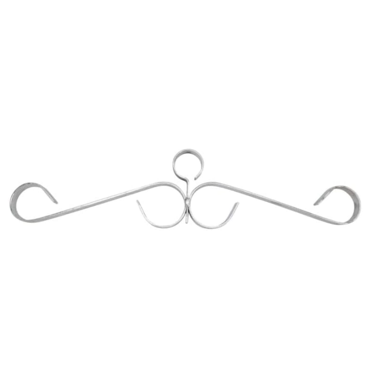 Chain 3-Piece 24" Long [12 Gauge] Gate Scroll - Decorative Gate Topper ...