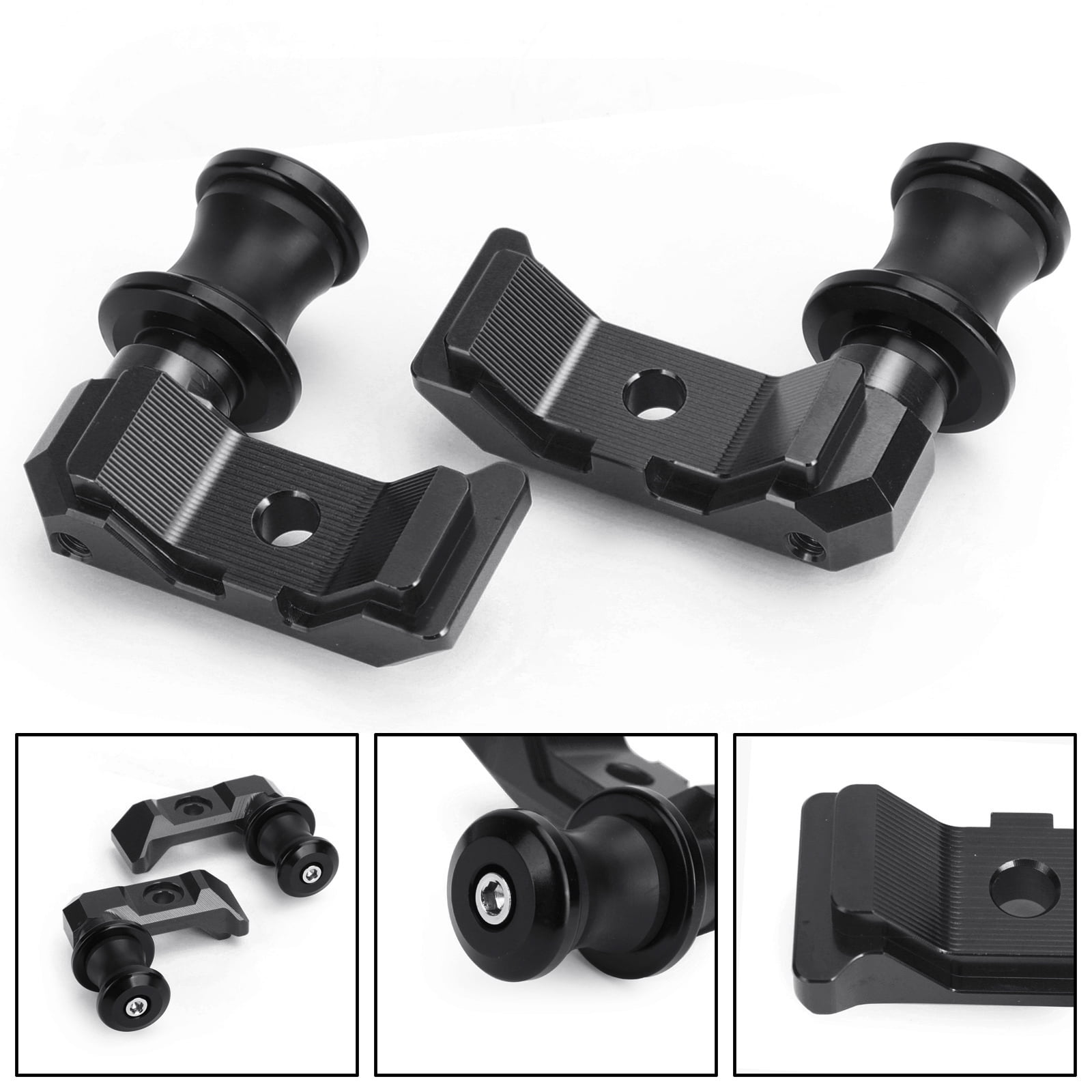 Chain Adjuster Block W/Swingarm Spools Slider For YAMAHA MT-07 FZ-07 14 ...