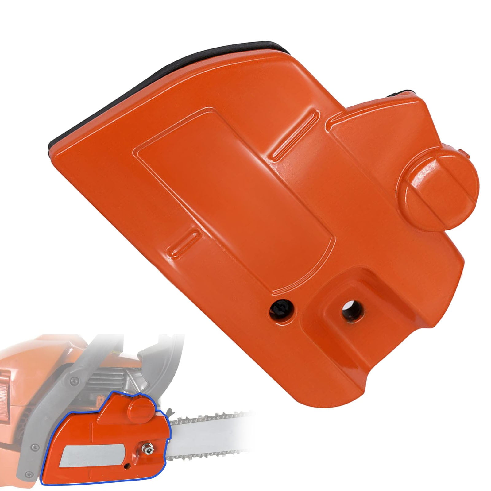 Chain Brake Clutch Cover Assembly ， Brake Cover With Bar Replacement ...