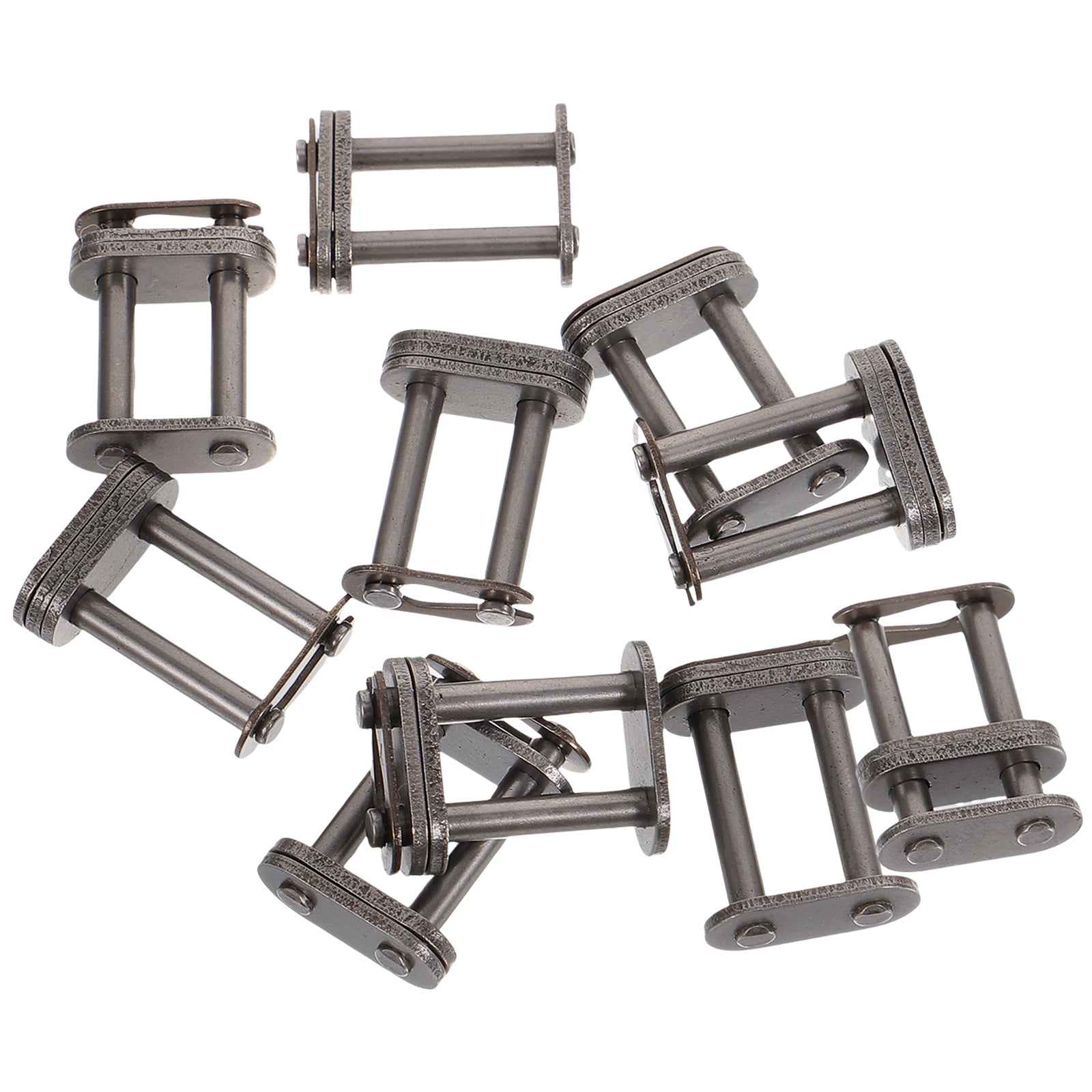 Chain Clasp Buckle Durable Link Bike Quick Release Double Row Steel 10 ...