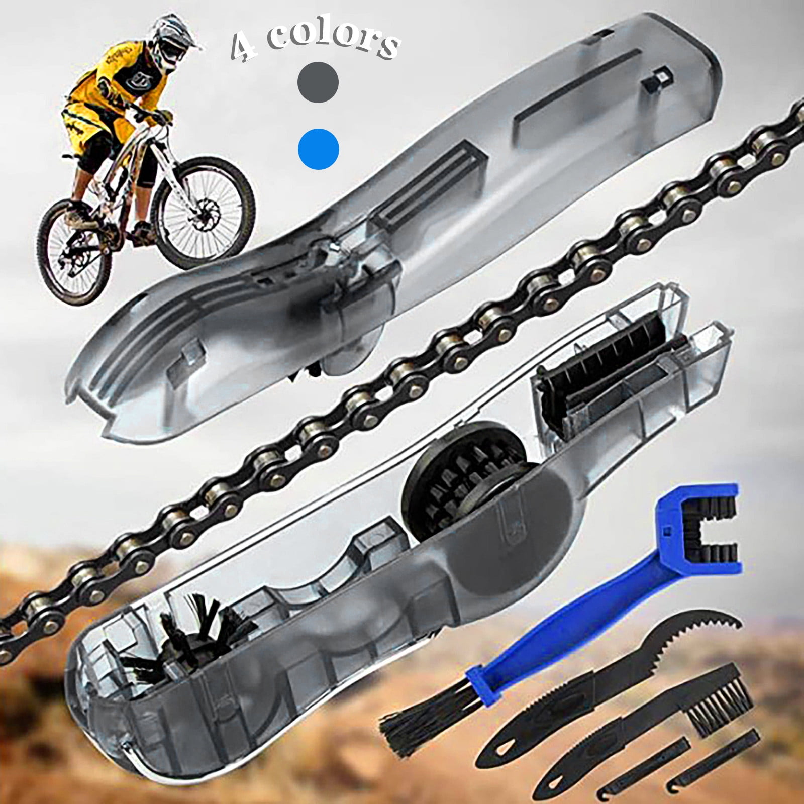 Chain Cleaner Bike Chain Washer, Stainless Steel Brush Tool, Durable ...