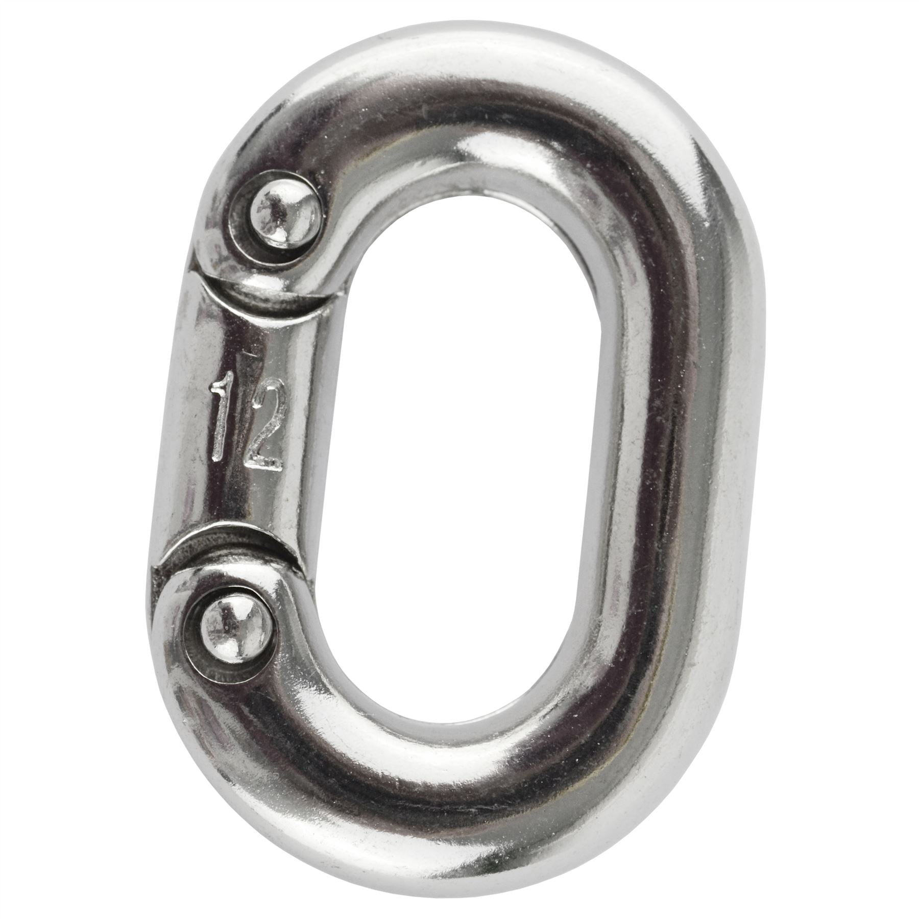 Chain Connecting Link 12mm Marine Grade Stainless Steel Split Shackle ...